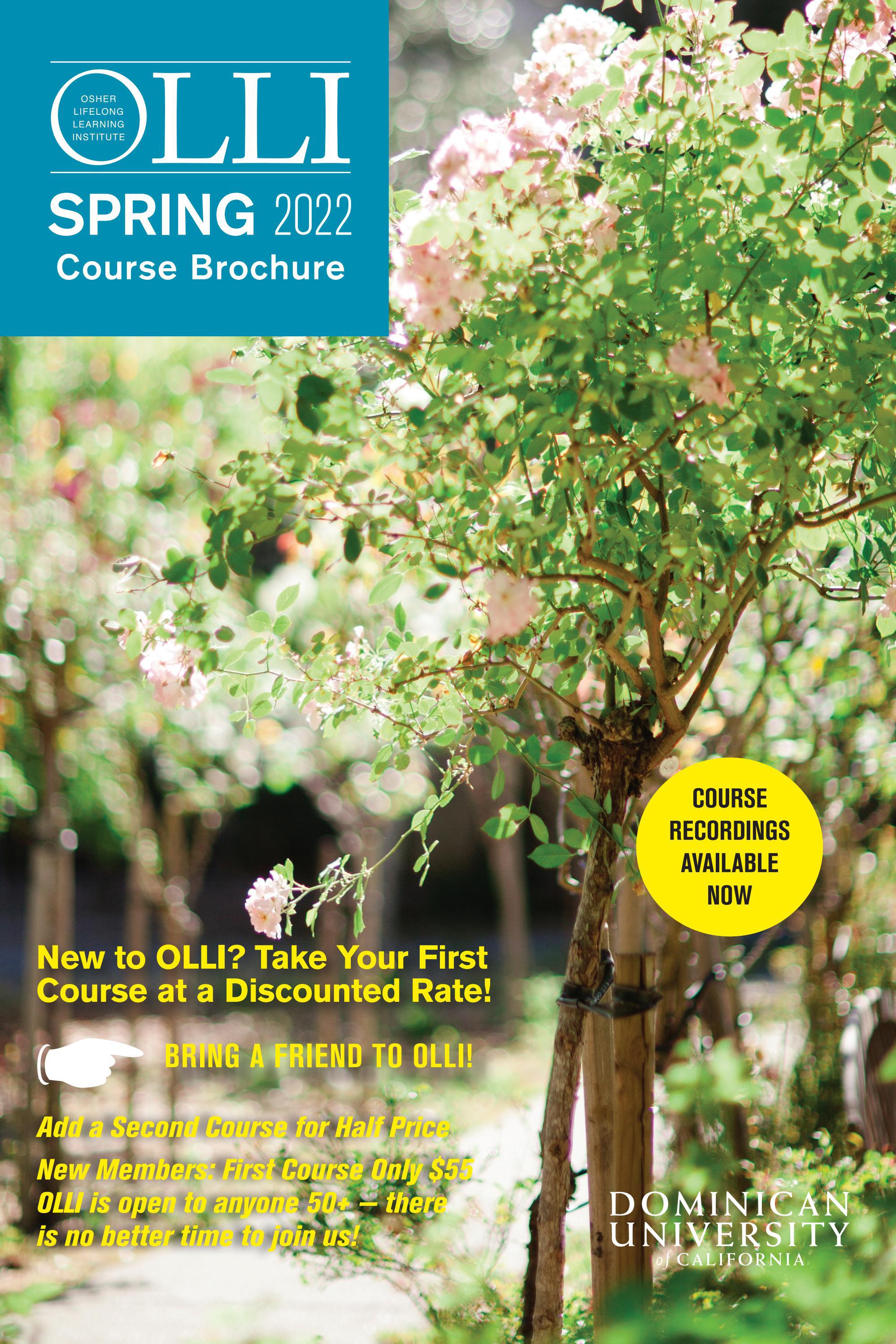 OLLI Spring Brochure 2022 by Dominican University of California - Issuu