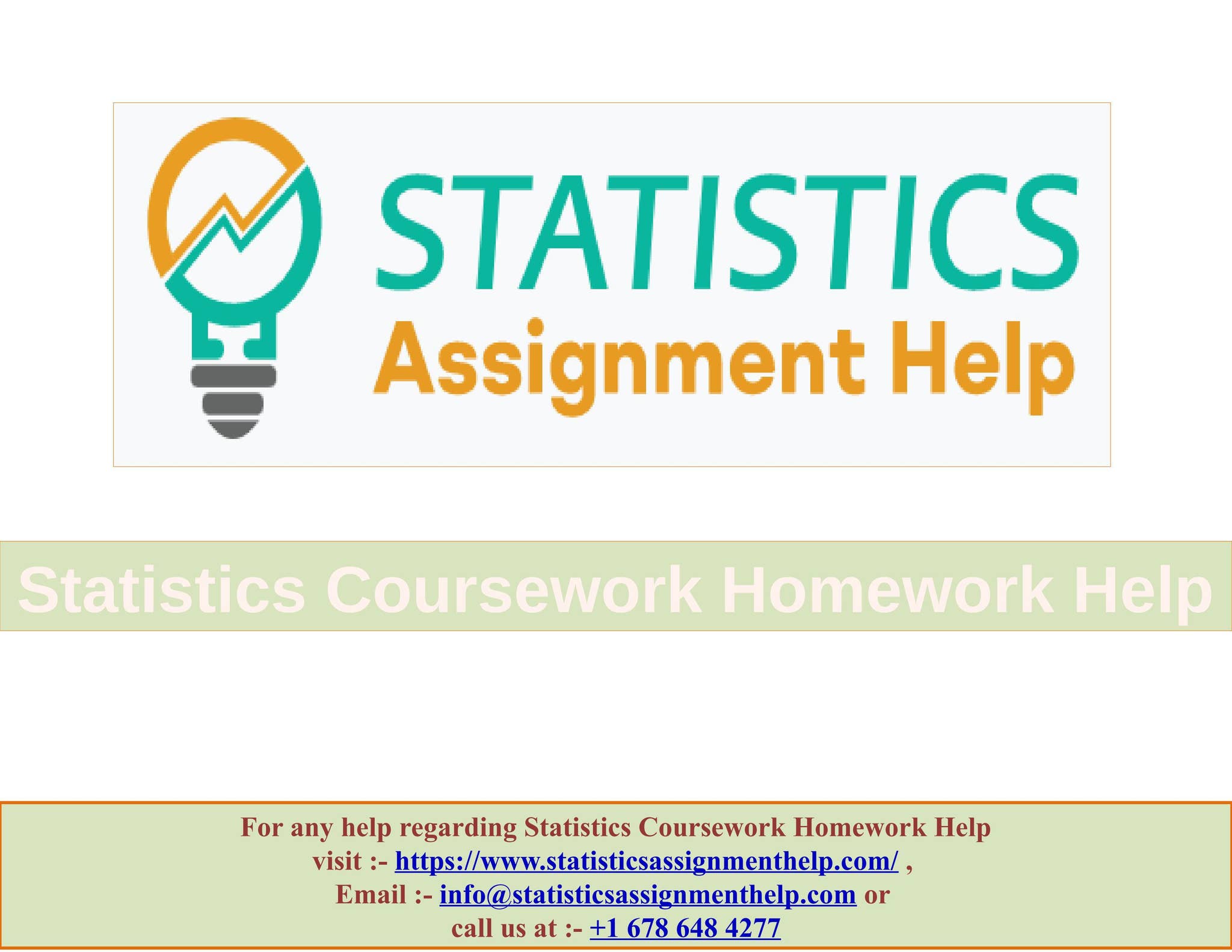 Statistics Coursework Assignment Help by Statistics Assignment Help - Issuu