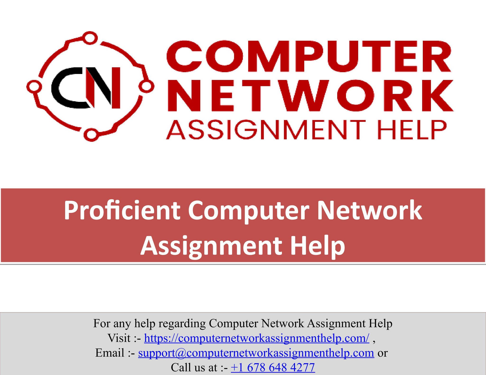 Proficient Computer Network Assignment Help by Computer Network ...