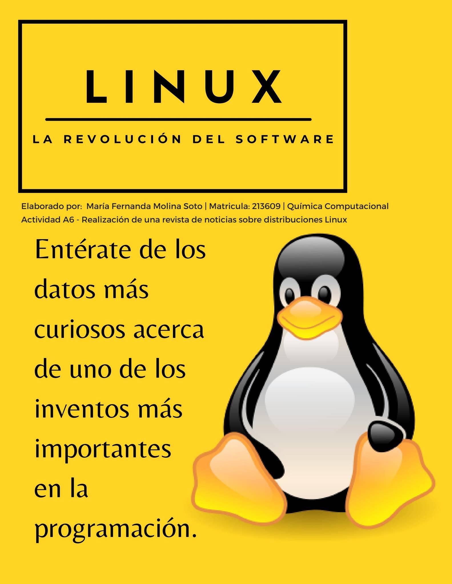 Actividad A6 - Realización de una revista de noticias sobre distribuciones Linux. by ...