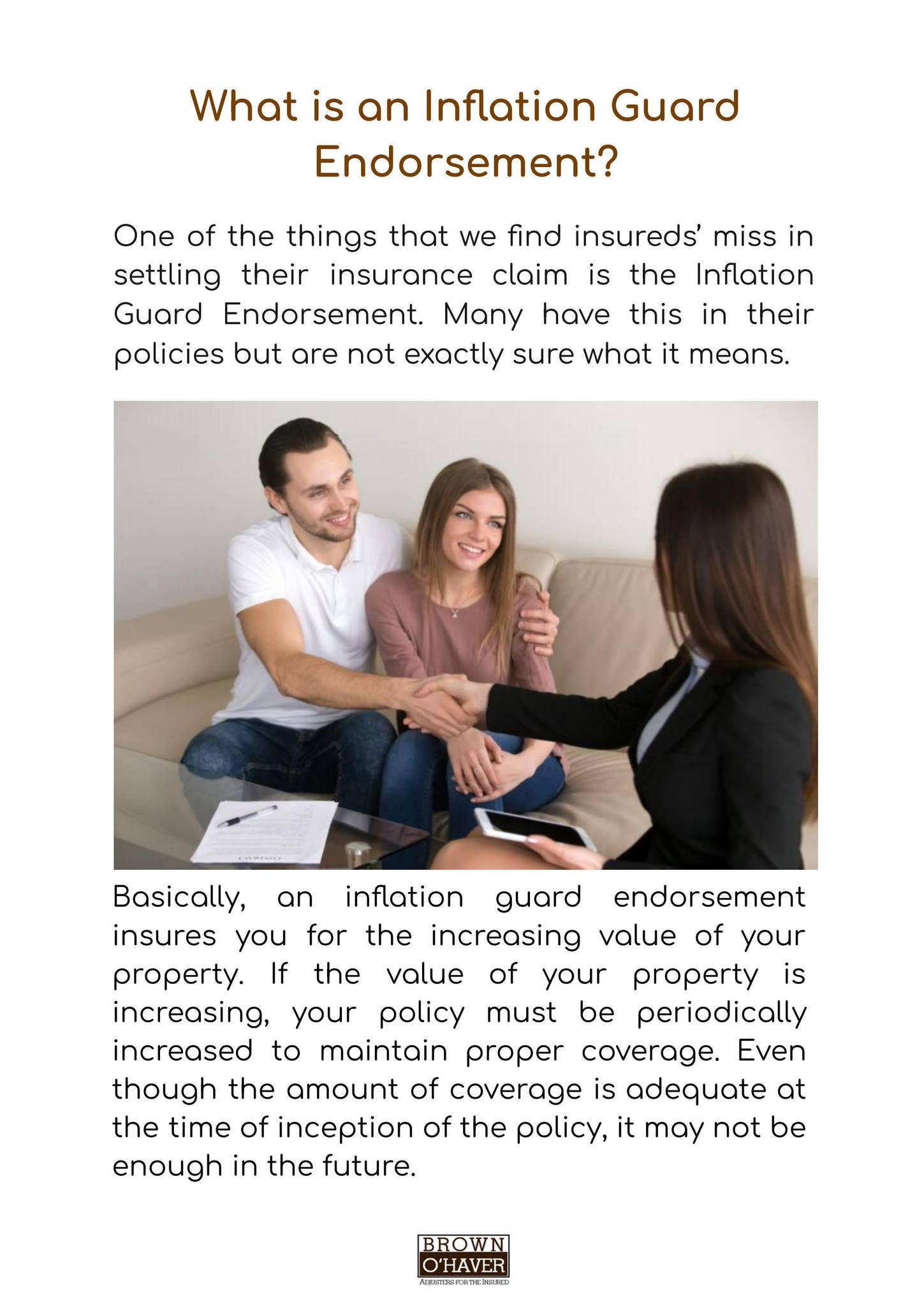 What is an Inflation Guard Endorsement? by brownohaverok - Issuu