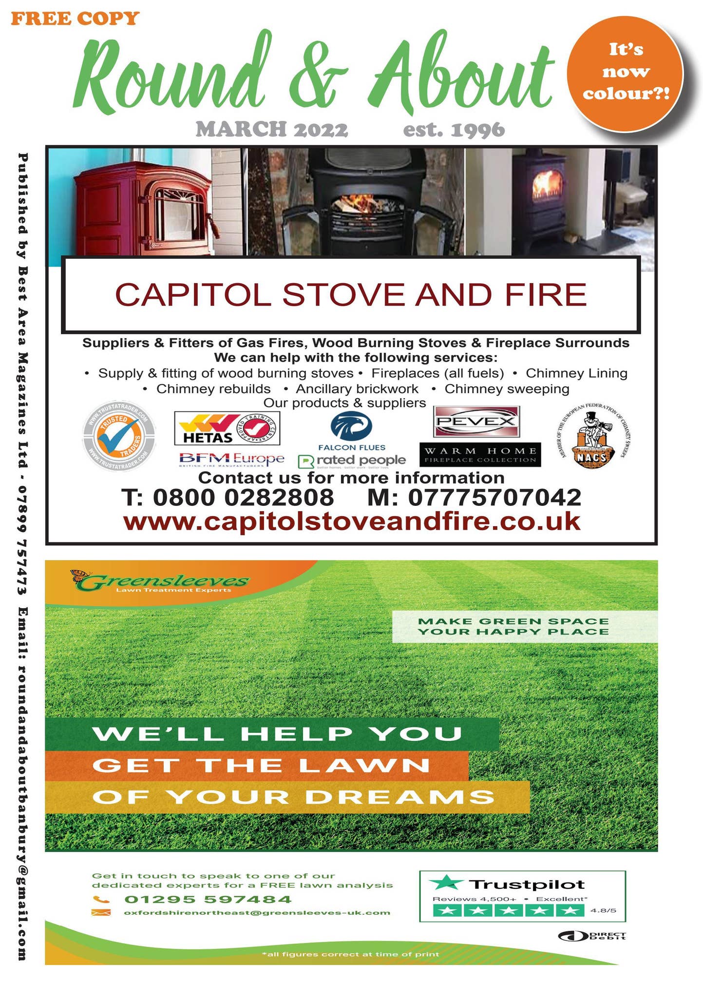 Round & About 1st Colour March issue by Best Area Magazines Ltd - Issuu