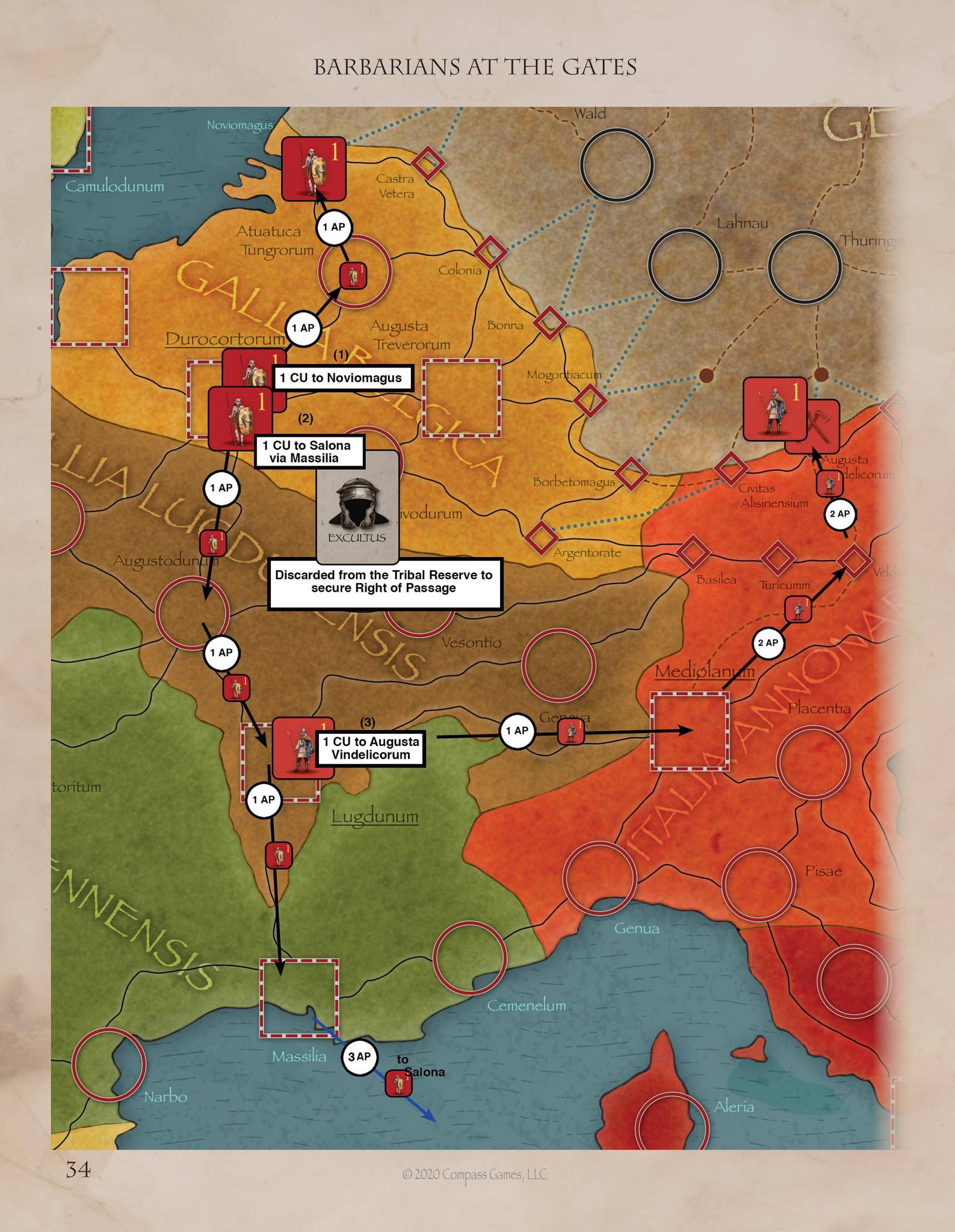 Barbarians at the Gates Rules booklet by compassgames - Issuu