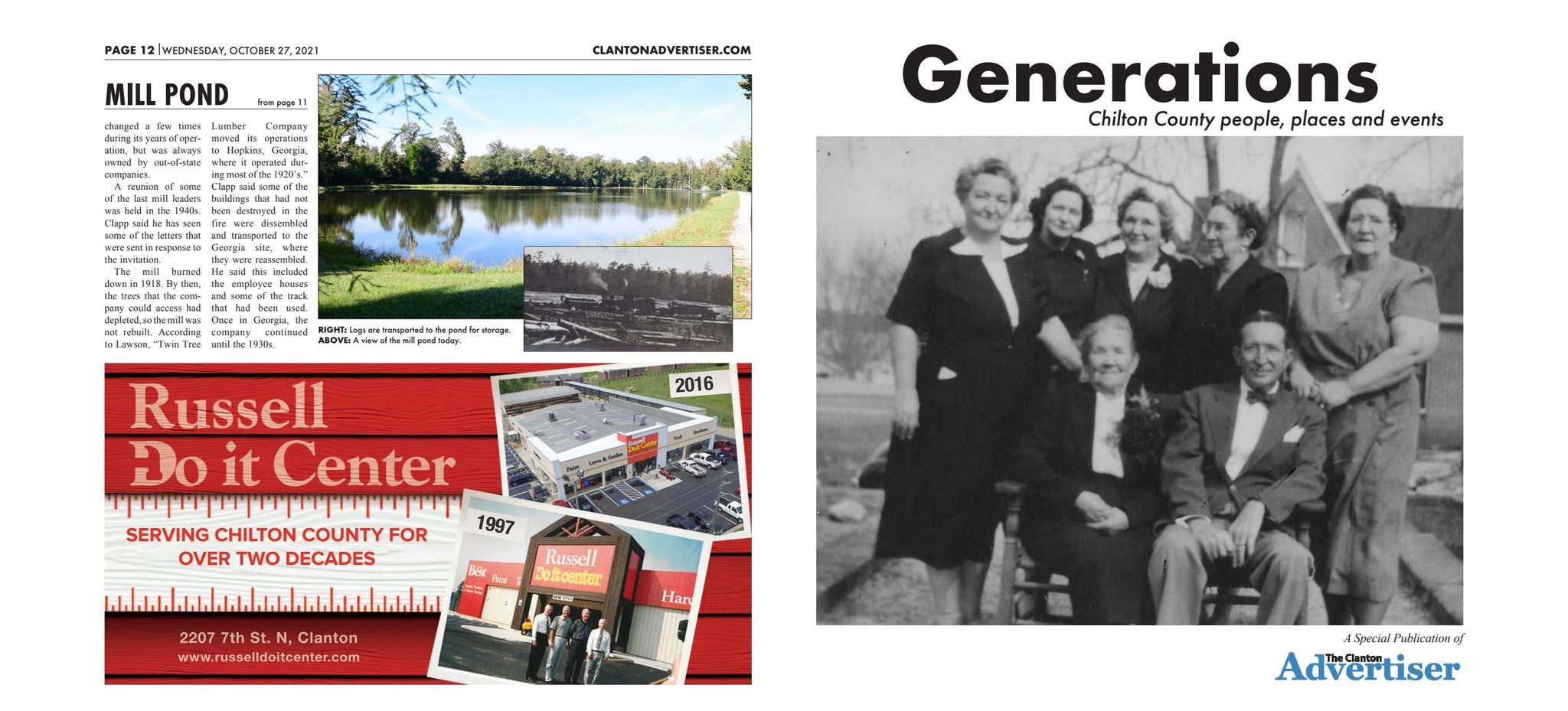 Generations 2021 by The Clanton Advertiser - Issuu