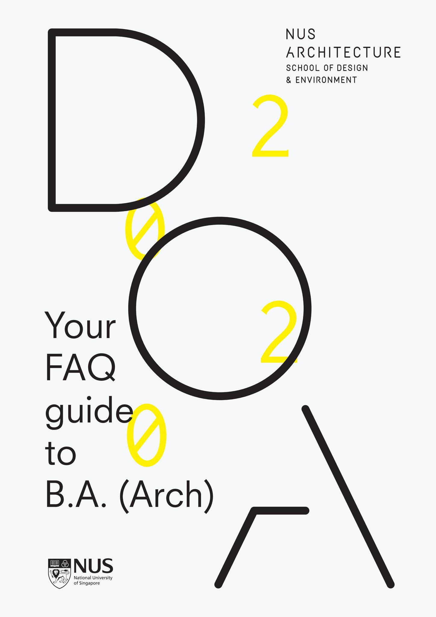 NUS DoA FAQ Guide 2020 by NUS Department of Architecture - Issuu