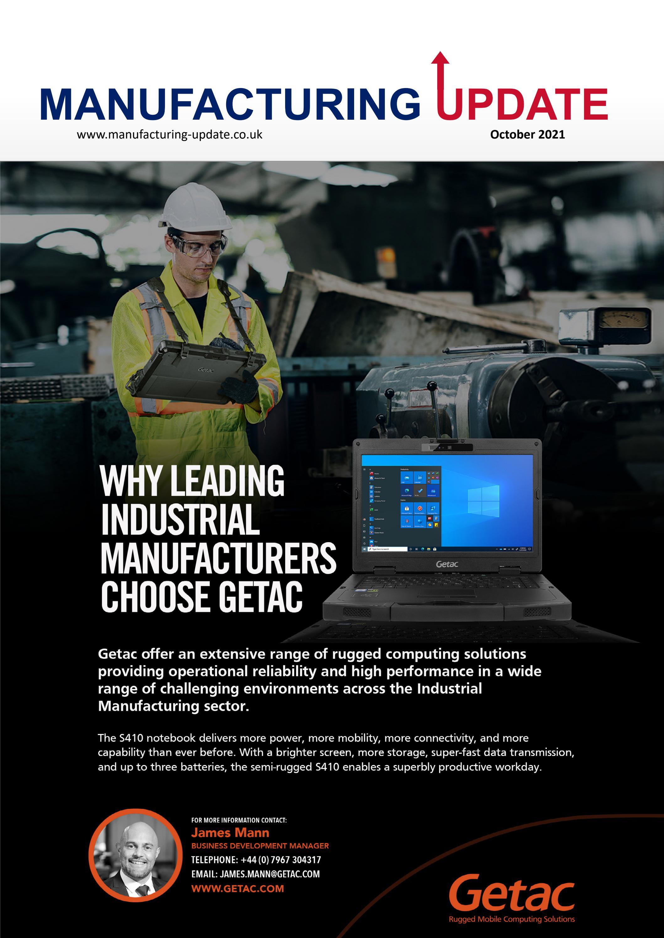 Manufacturing Update - October 2021 by jetdigitalmedia - Issuu