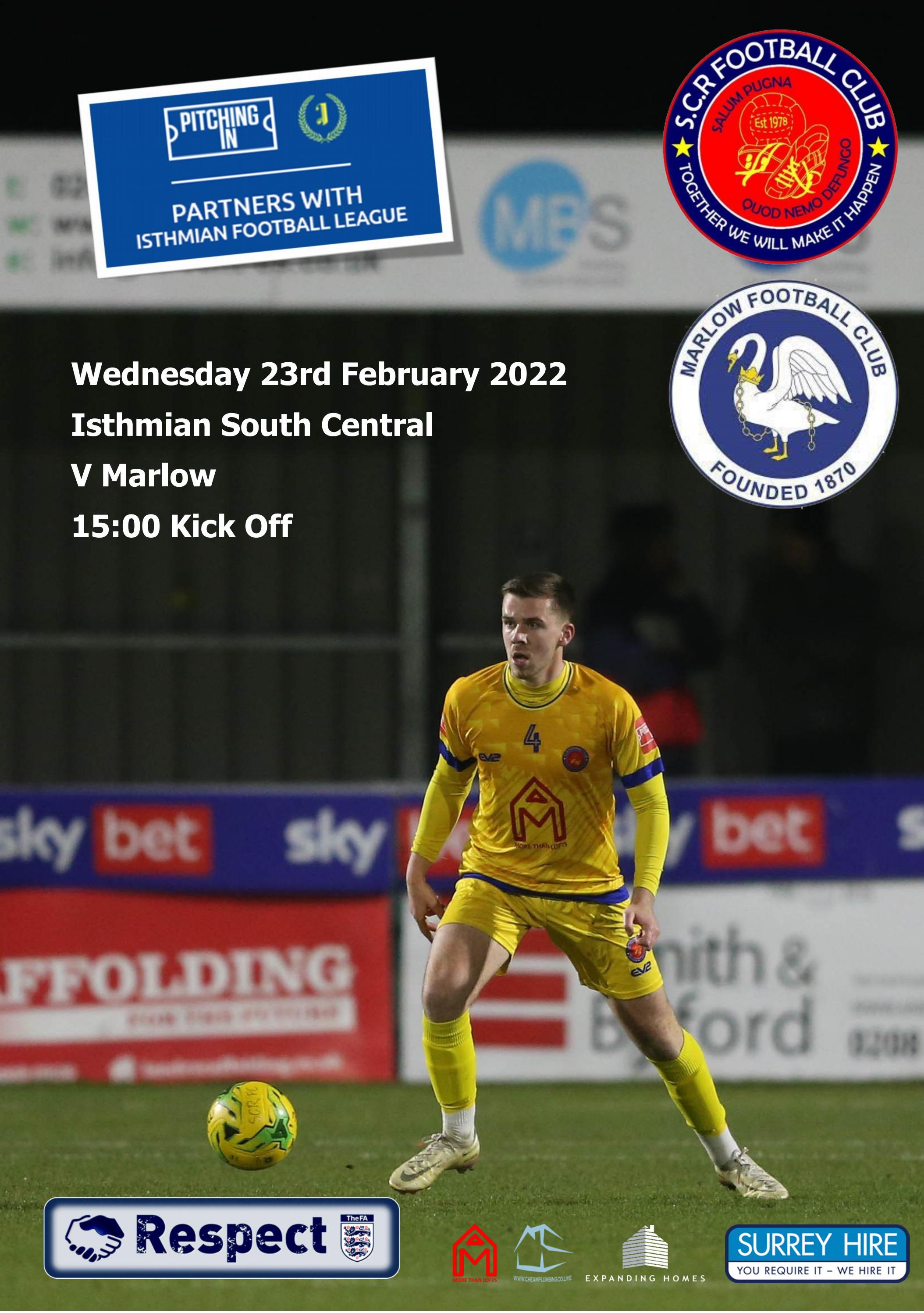 Sutton Common Rovers v Marlow - Match Programme by Sutton Common Rovers ...