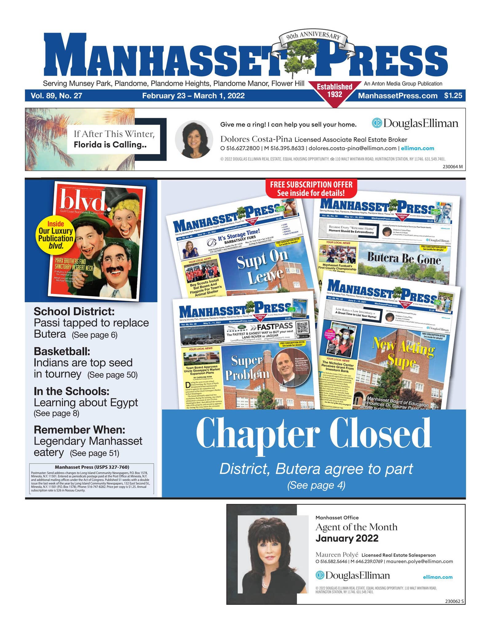 Manhasset Press 2/23/22 edition is published weekly by Anton Media ...