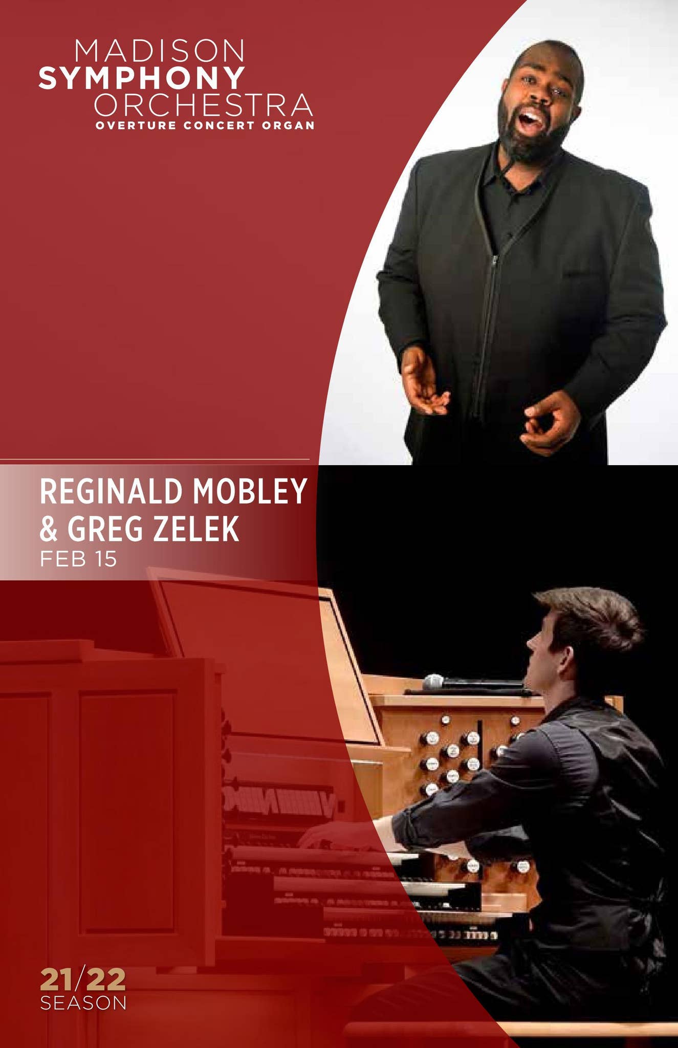 Reginald Mobley & Greg Zelek, Organ Program Book, Feb 2022 by Madison Symphony Orchestra - Issuu