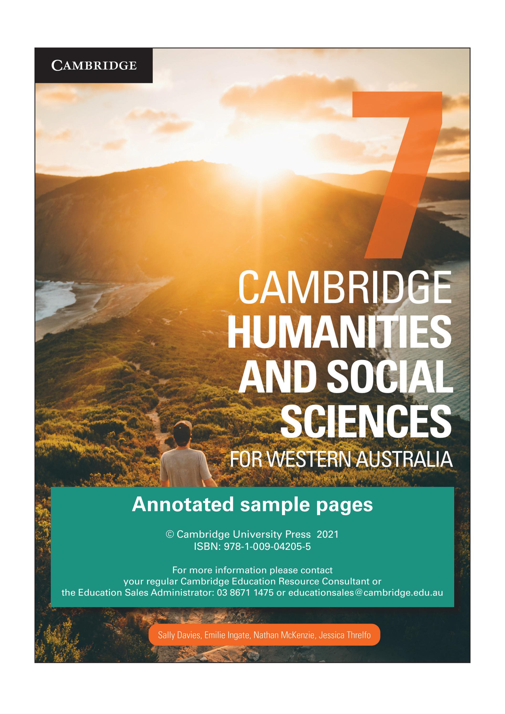 Cambridge Humanities and Social Sciences for WA Year 7 Annotated sample ...