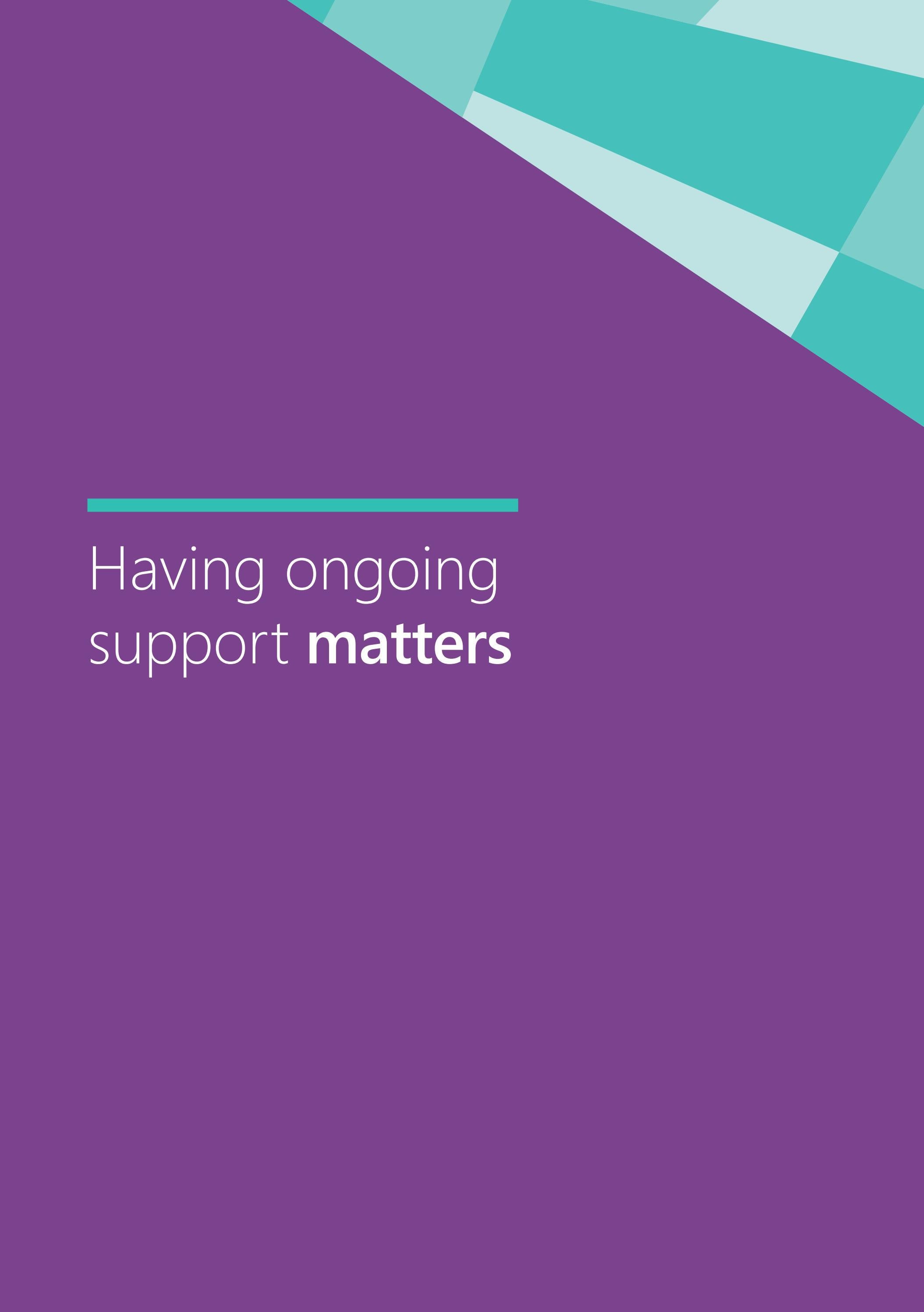 Having ongoing support matters by Medical Channel Asia - Issuu
