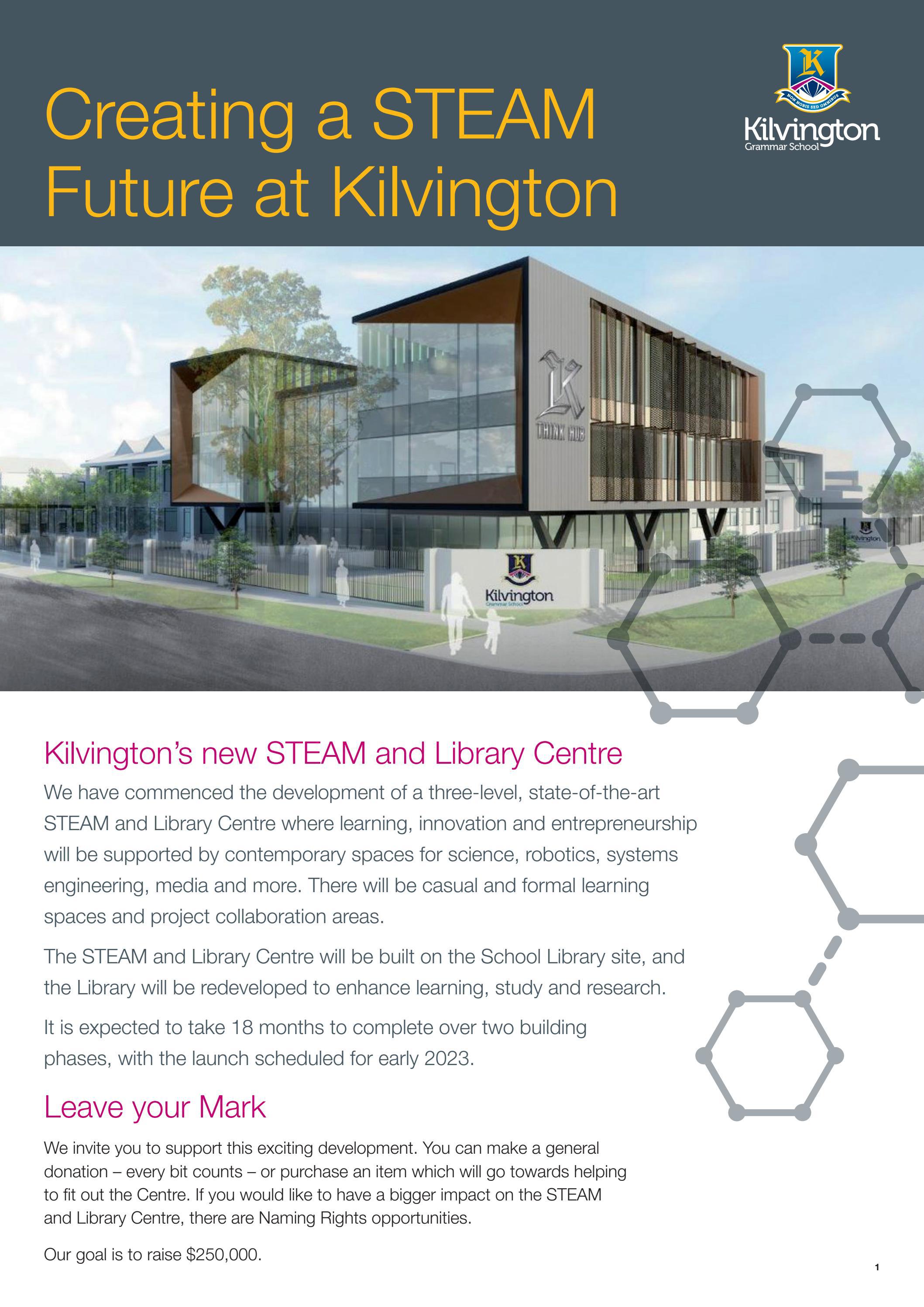 Kilvington's new STEAM and Library Centre by kilvingtongrammar - Issuu