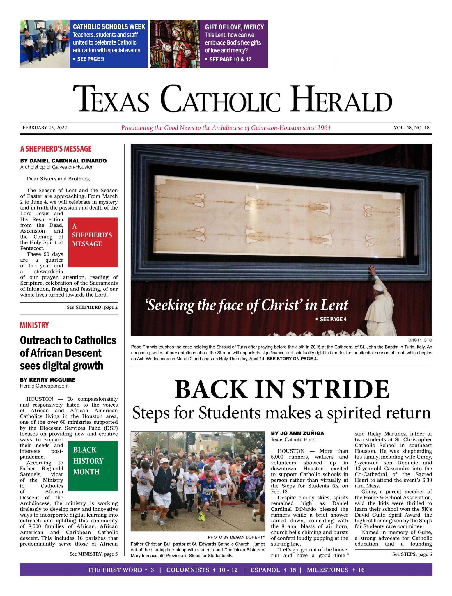 Texas Catholic Herald - Feb. 22, 2022 by Texas Catholic Herald - Issuu