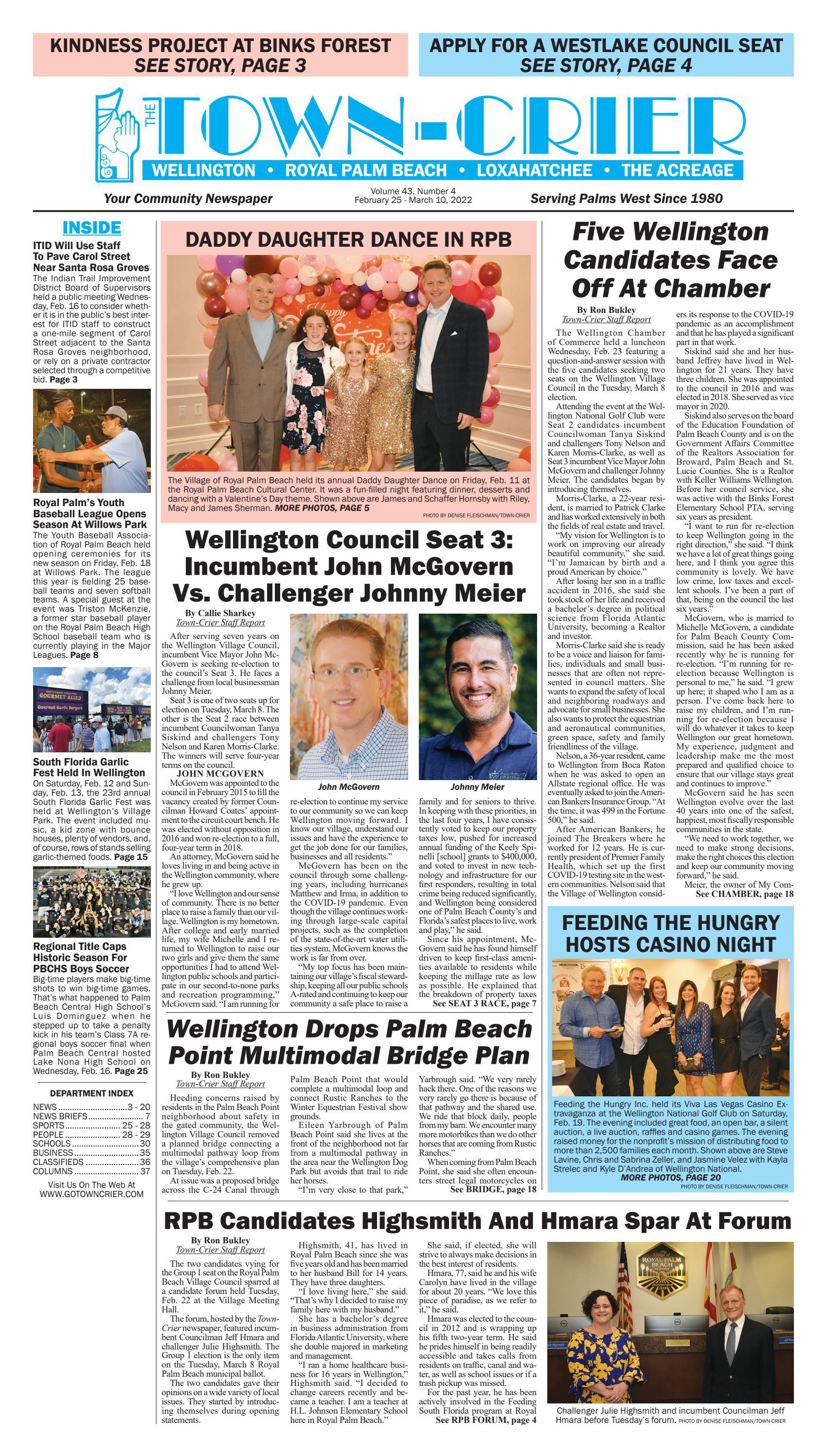 Town-Crier Newspaper February 25, 2022 by Wellington The Magazine LLC ...