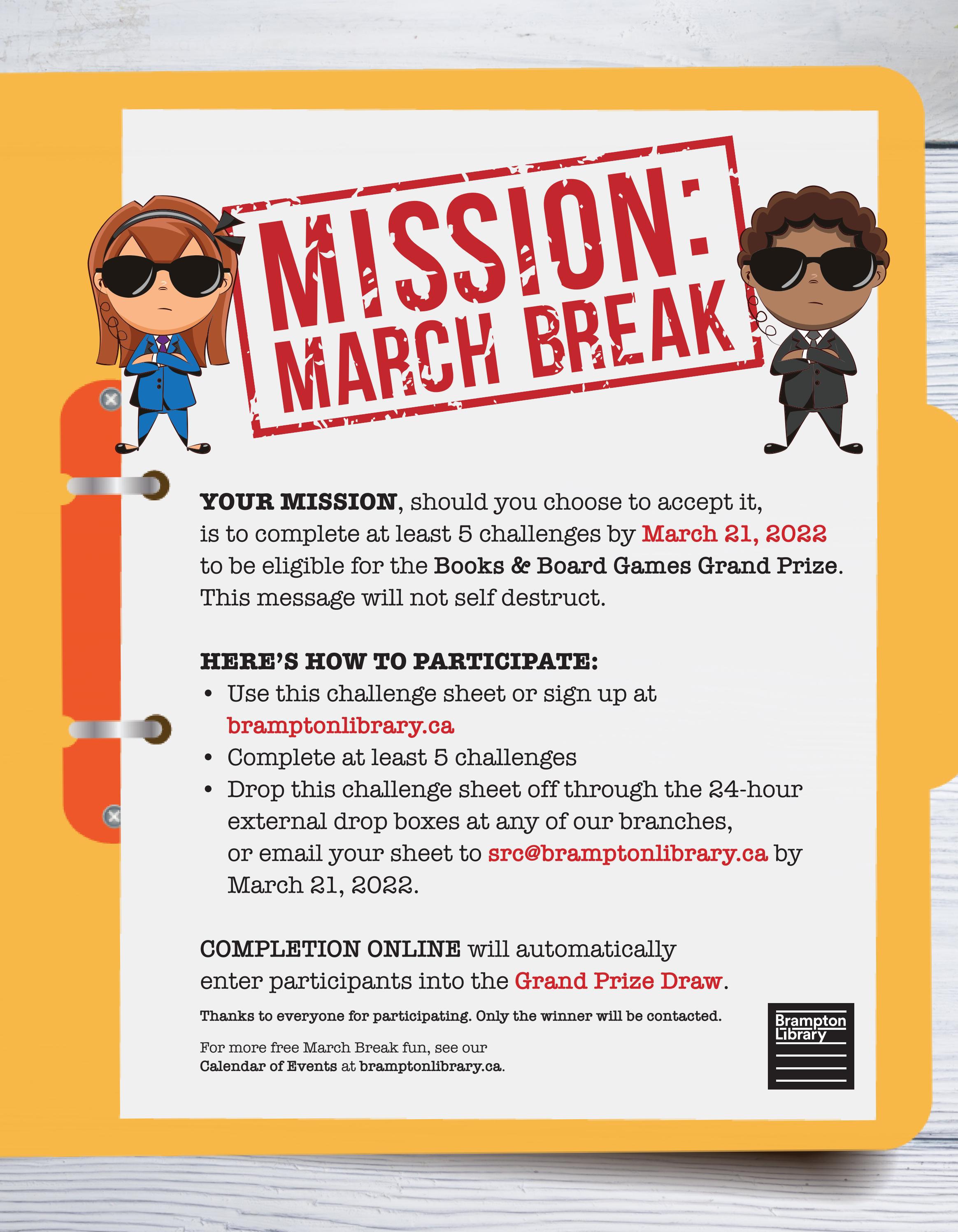 Mission March Break by Brampton Library - Issuu