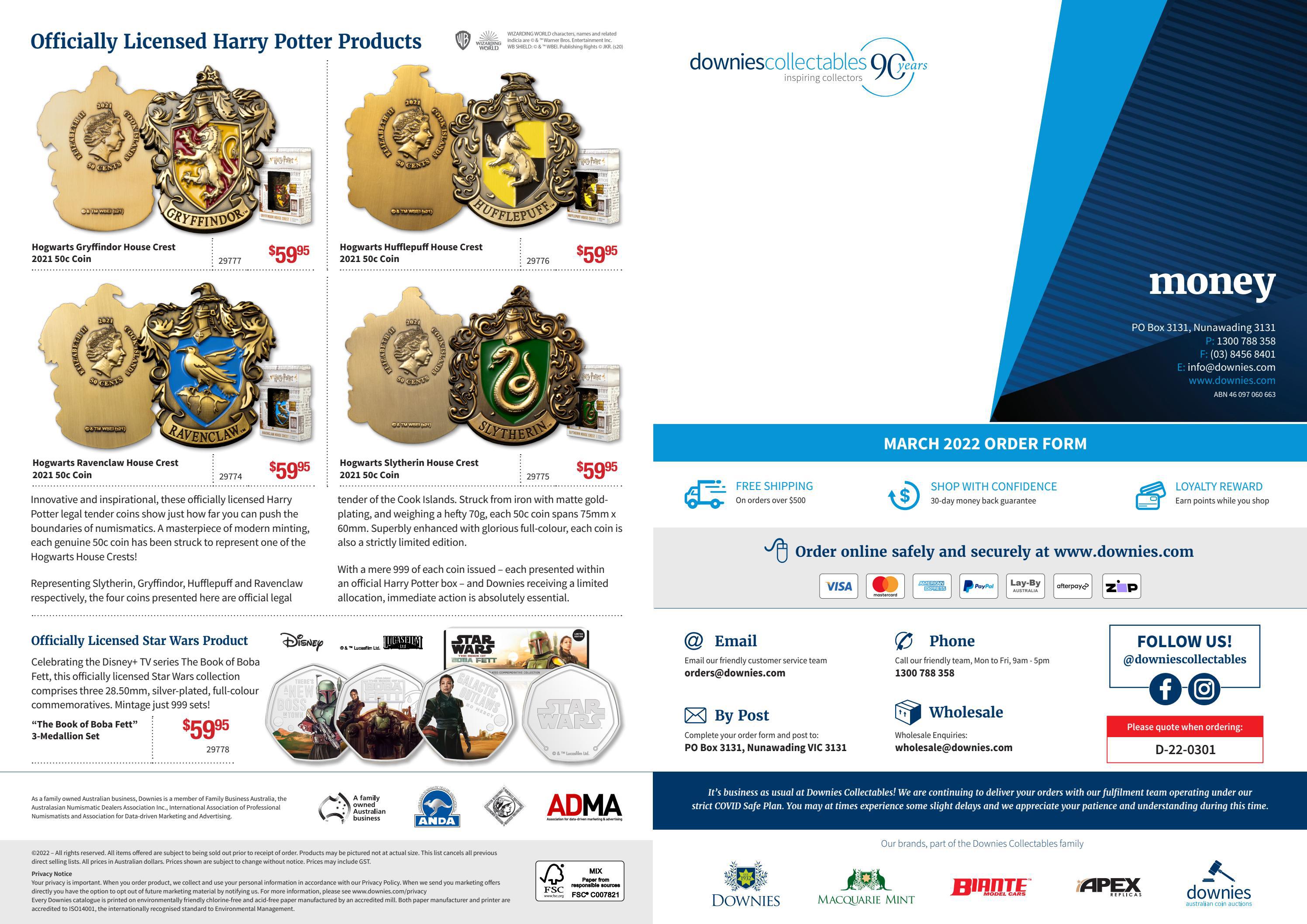 March Money 2022 Order Form by Downies - Issuu