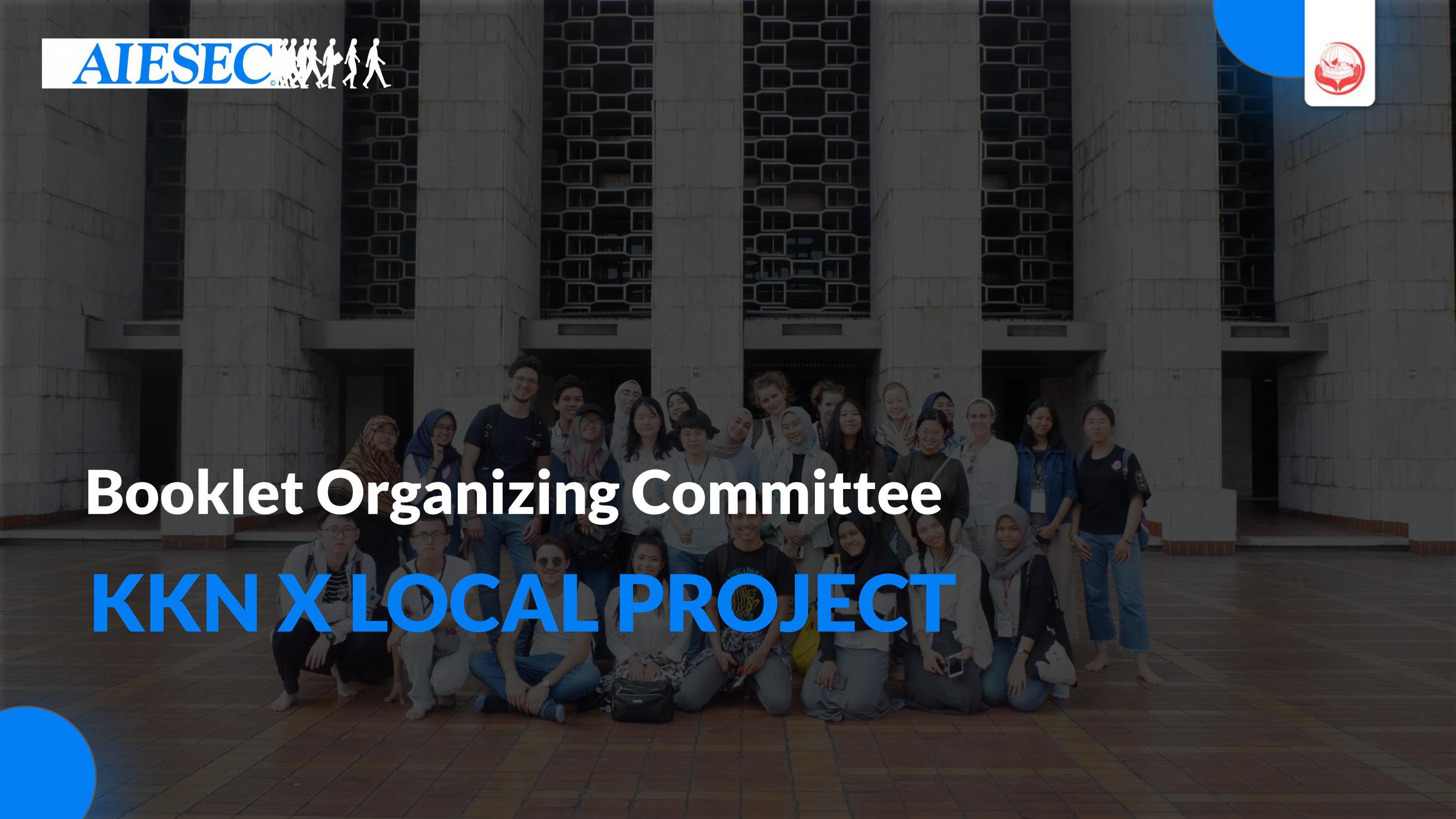 Booklet Organizing Committee KKN X Local Project by AIESEC in UIN ...