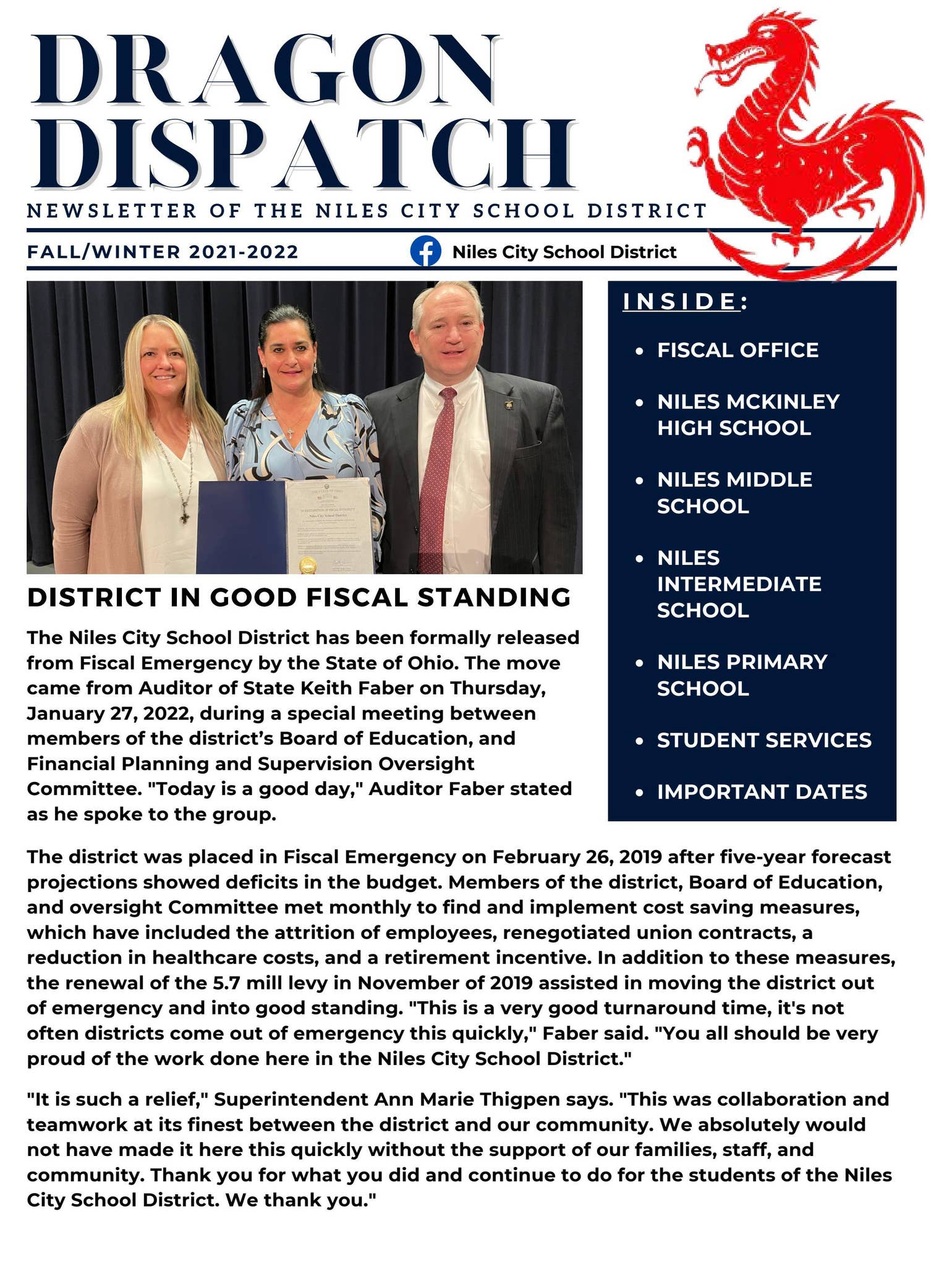 Dragon Dispatch Fall/Winter 21-22 by TrumbullESC - Issuu