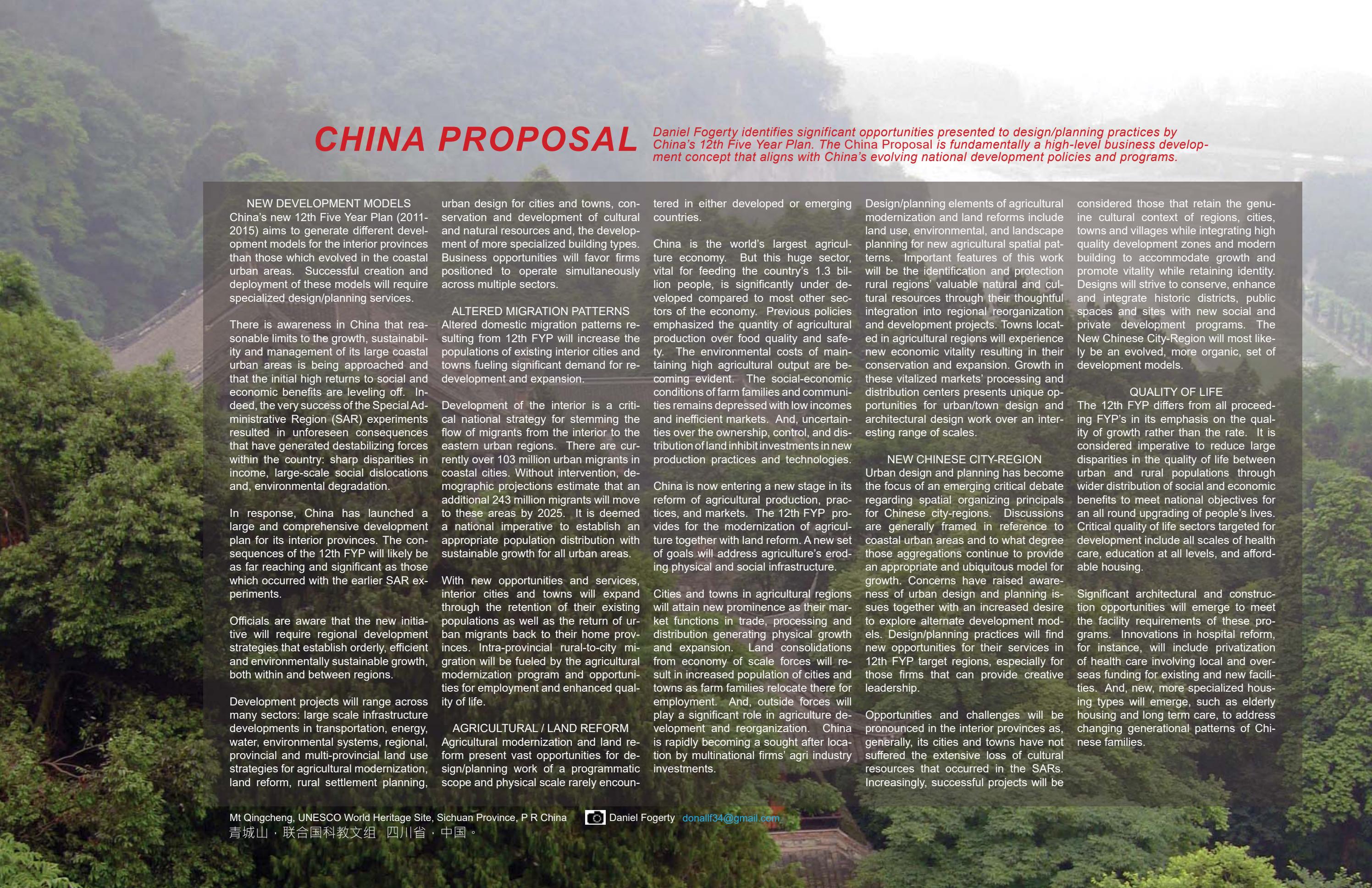 China Proposal by DANIEL FOGERTY ARCHITECTURE - Issuu