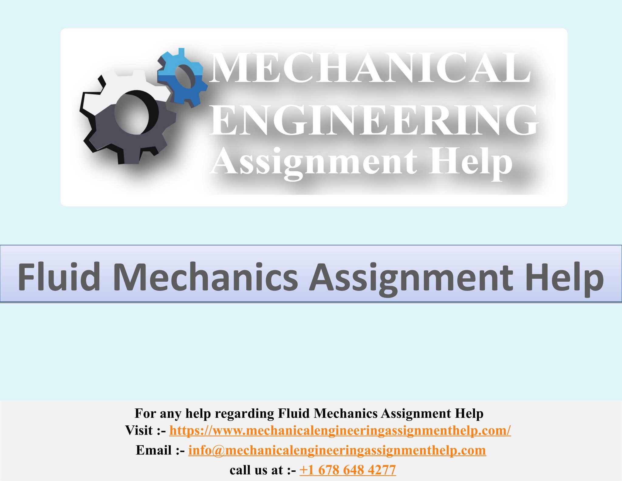 Fluid Mechanics Assignment Help by Mechanical Engineering Assignment ...