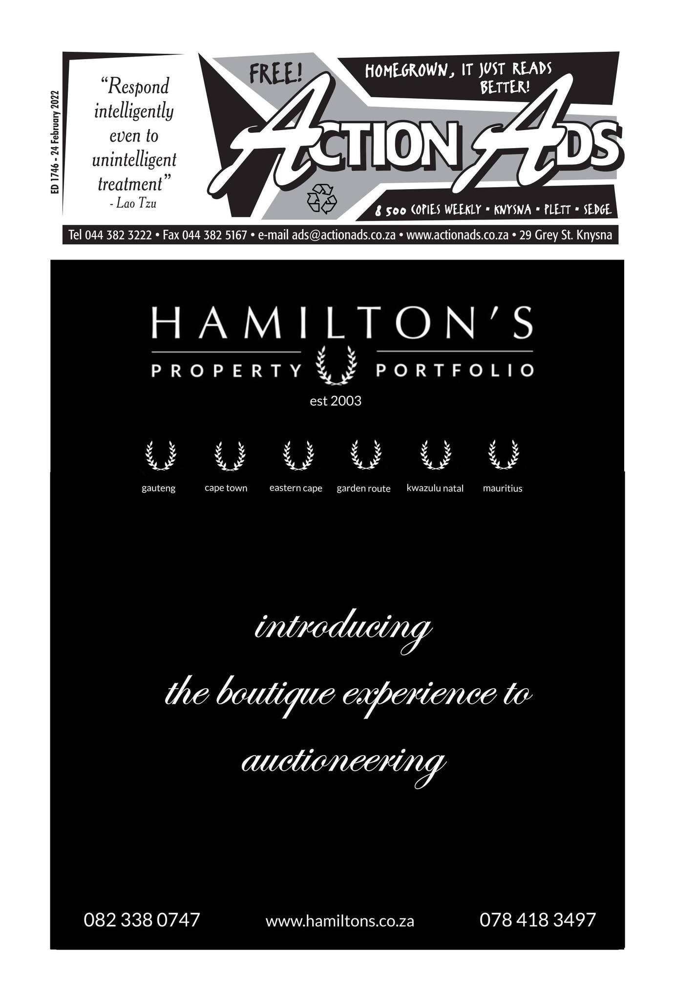 Edition 1746 - 24 February 2022 by Action Ads - Issuu