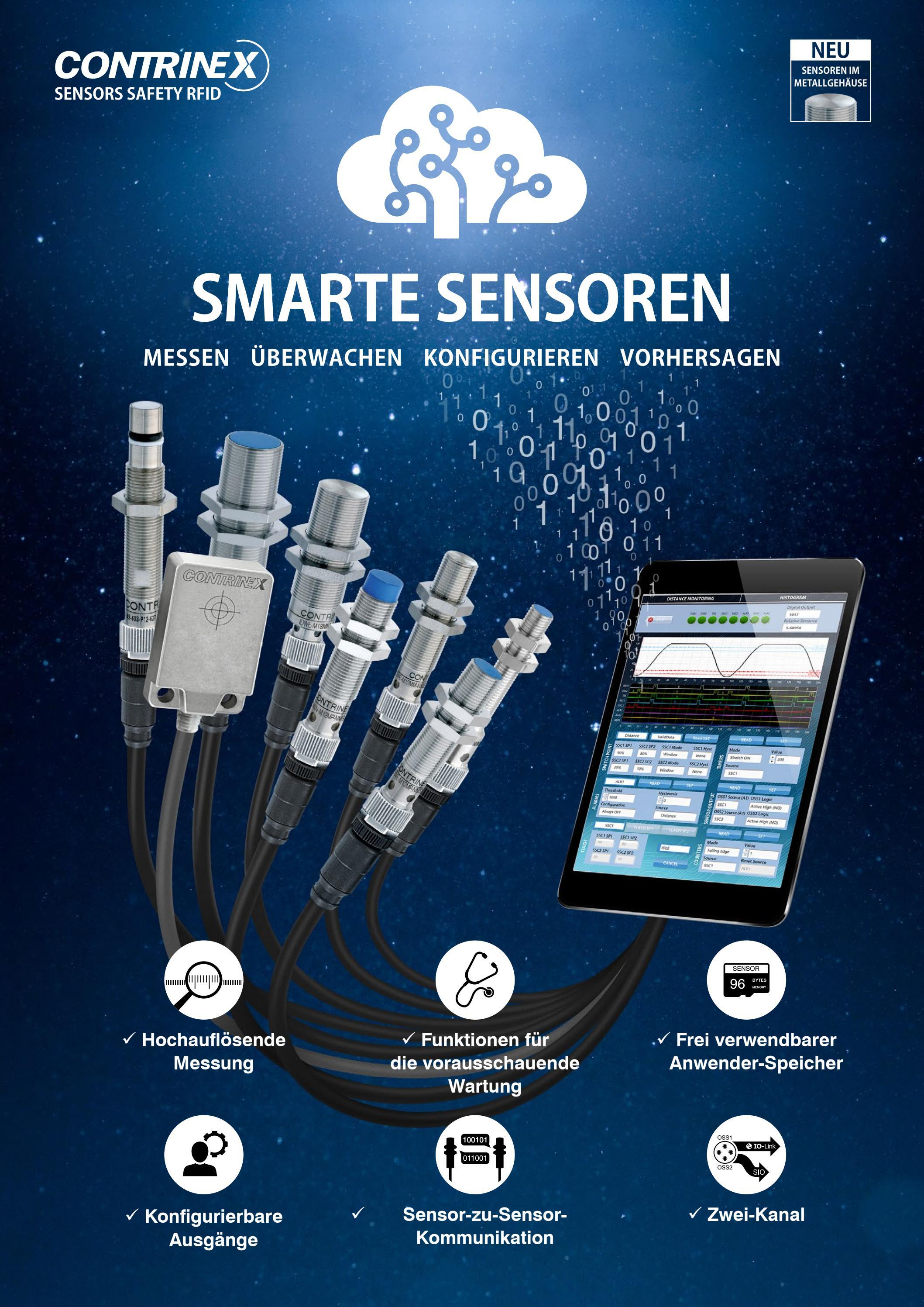 Smart Sensors Brochure – German by Contrinex AG - Issuu