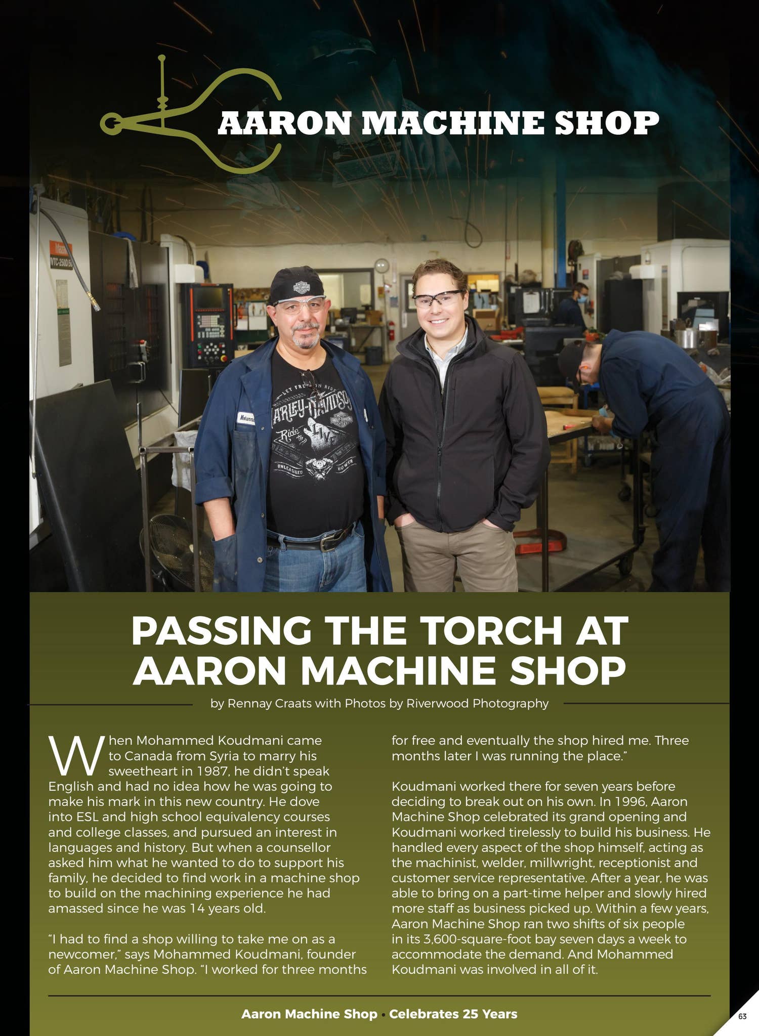 Aaron Machine Shop - Celebrating 25 Years by Business in Calgary - Issuu