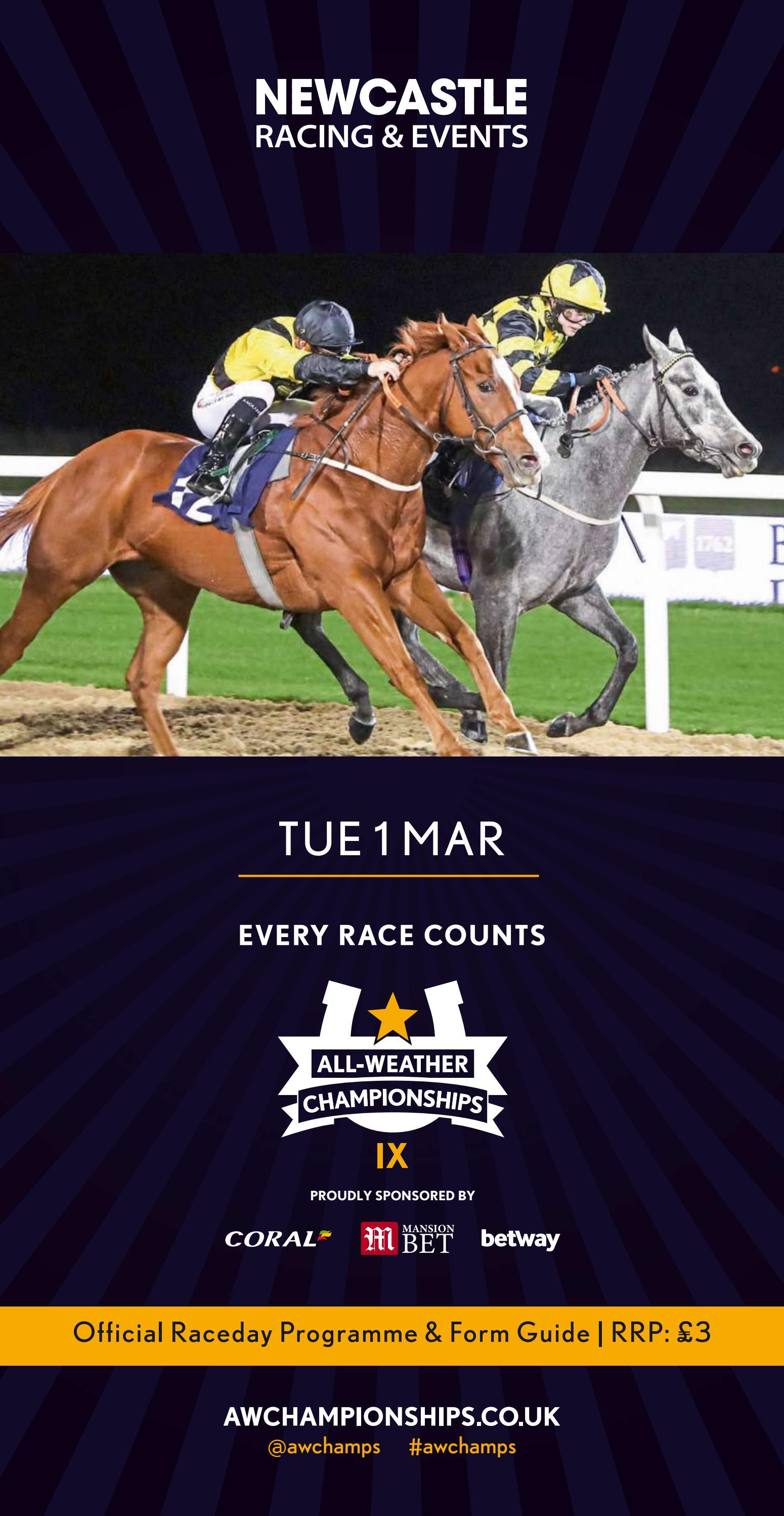 Newcastle Racecard - Tuesday 1st March by Arena Racing Company - Issuu