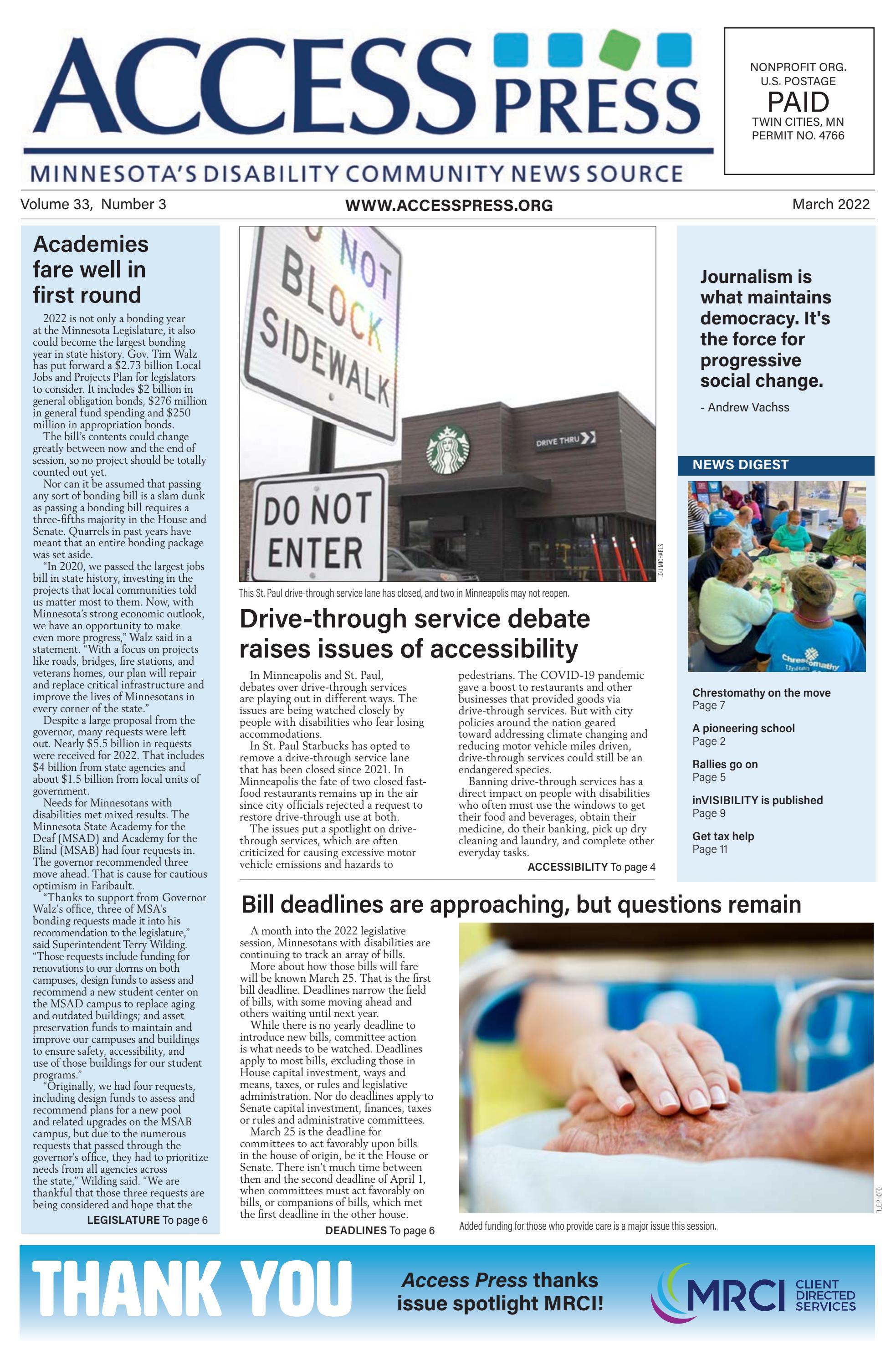 March 2022 Edition - Access Press by Access Press - Issuu