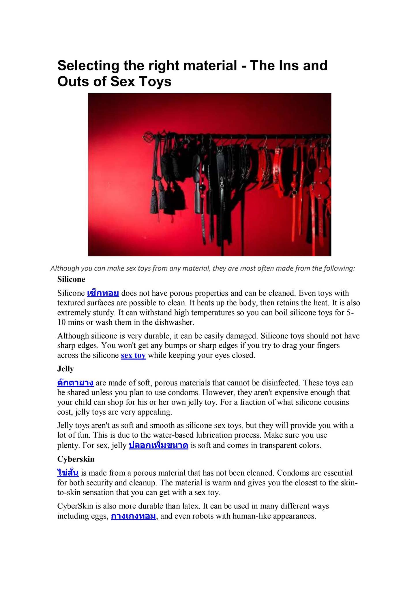 Selecting The Right Material The Ins And Outs Of Sex Toys By Toy Hiso 5526