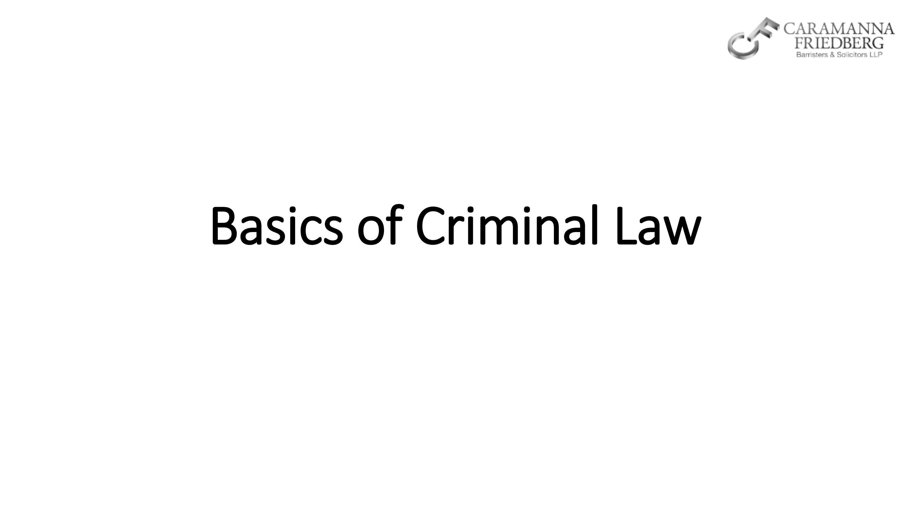 Basics of Criminal Law by Caramanna, Friedberg LLP - Issuu Basics of Criminal Law by Caramanna, Friedberg LLP - Issuu