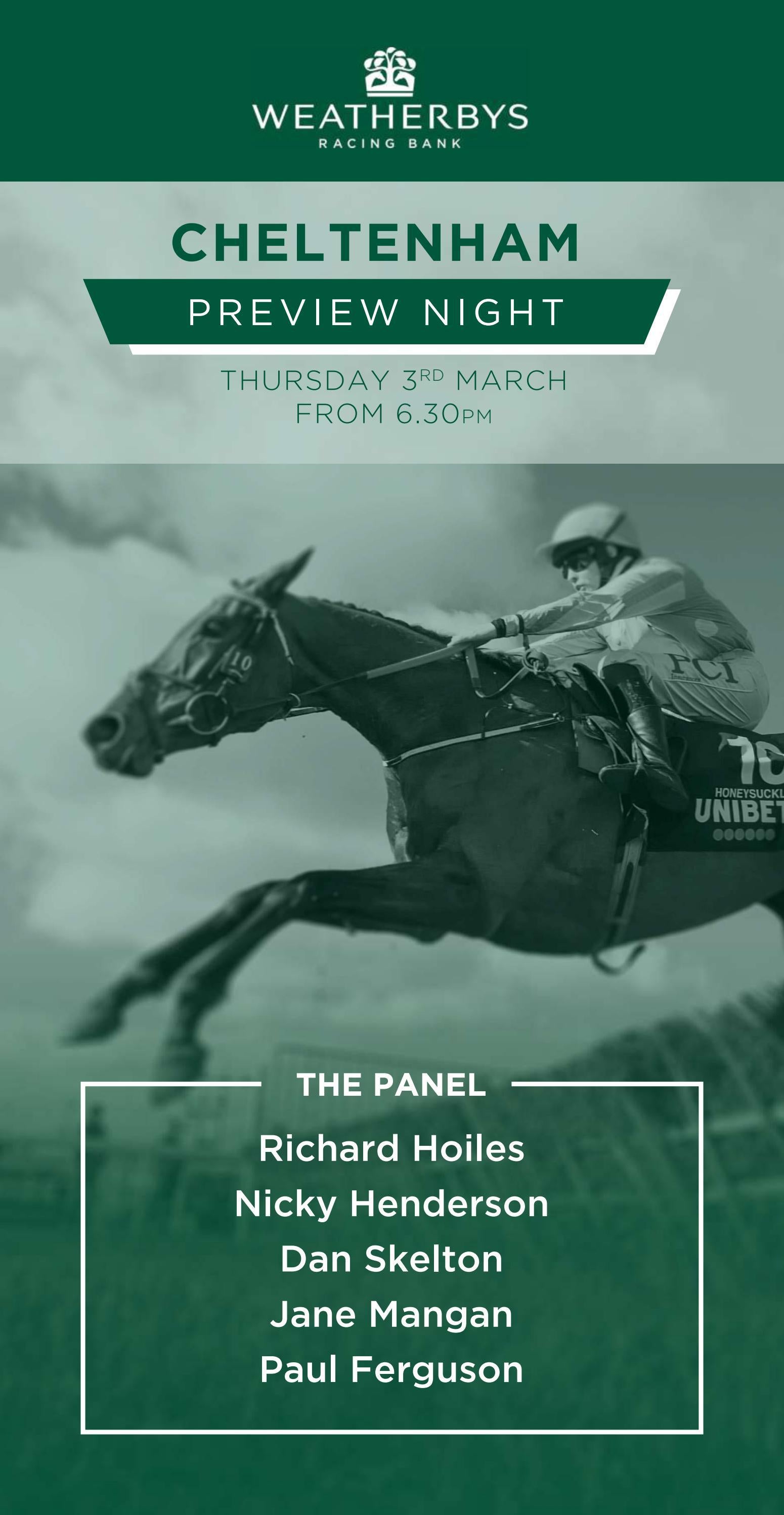 Weatherbys Bank Cheltenham Festival Preview Evening 2022 by Weatherbys ...