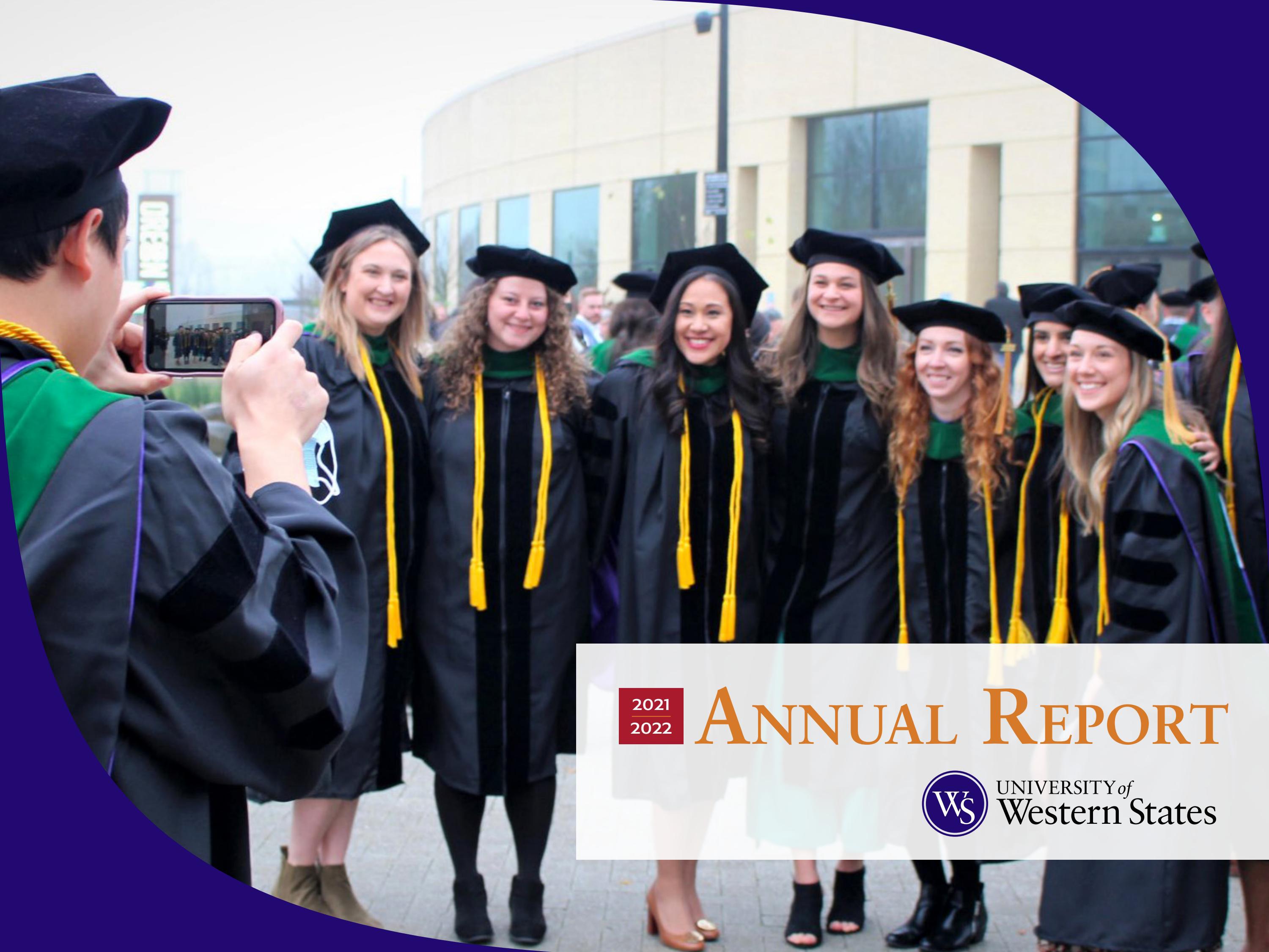 UWS 2021 22 Annual Report By University Of Western States Issuu