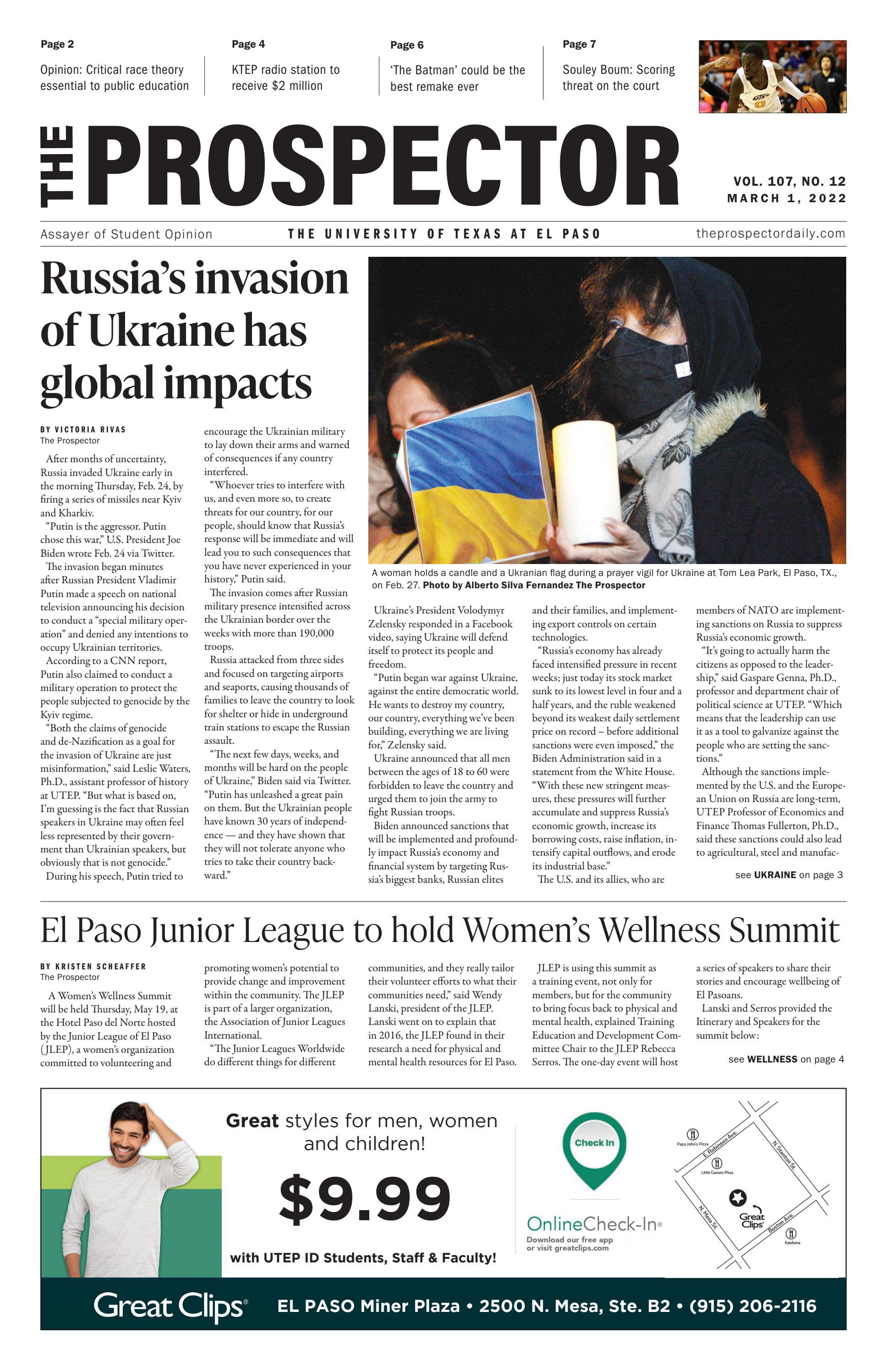 The Prospector 03 01 2022 by UTEP Prospector - Issuu