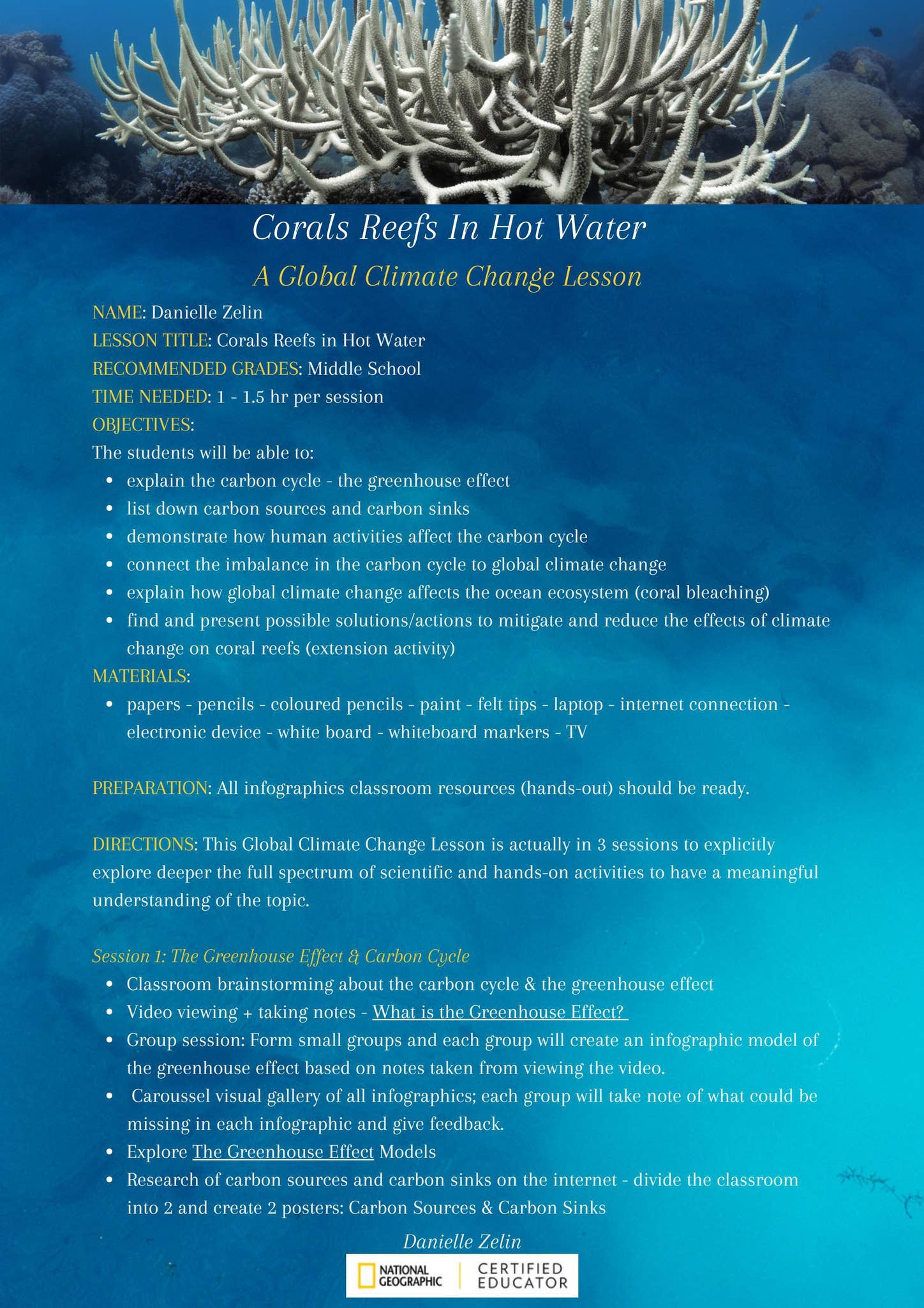 Global Climate Change Lesson by DanielleZ - Issuu