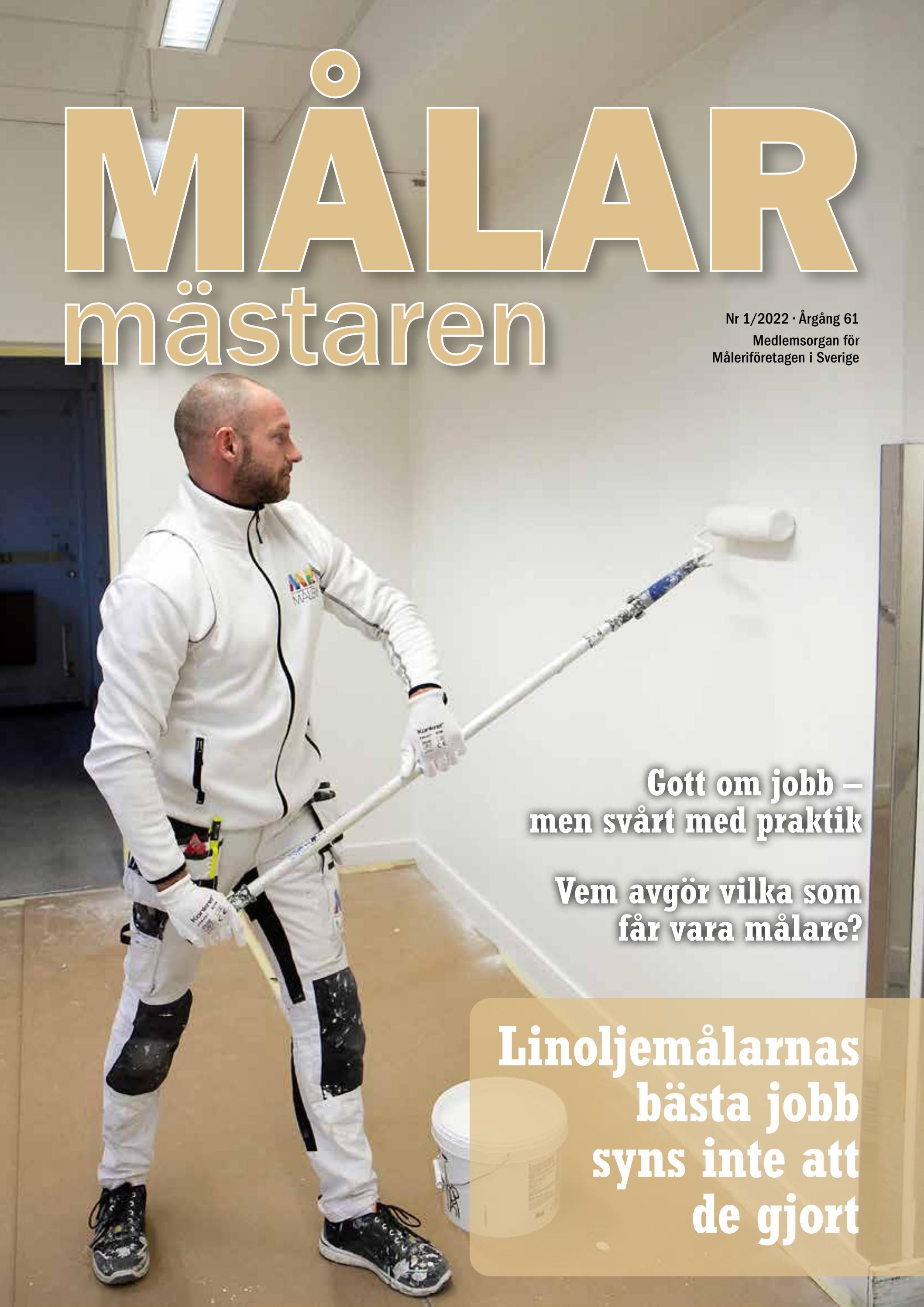 Tidningen Målarmästaren nr 1 /2022 by Tidningen Målarmästaren - Issuu