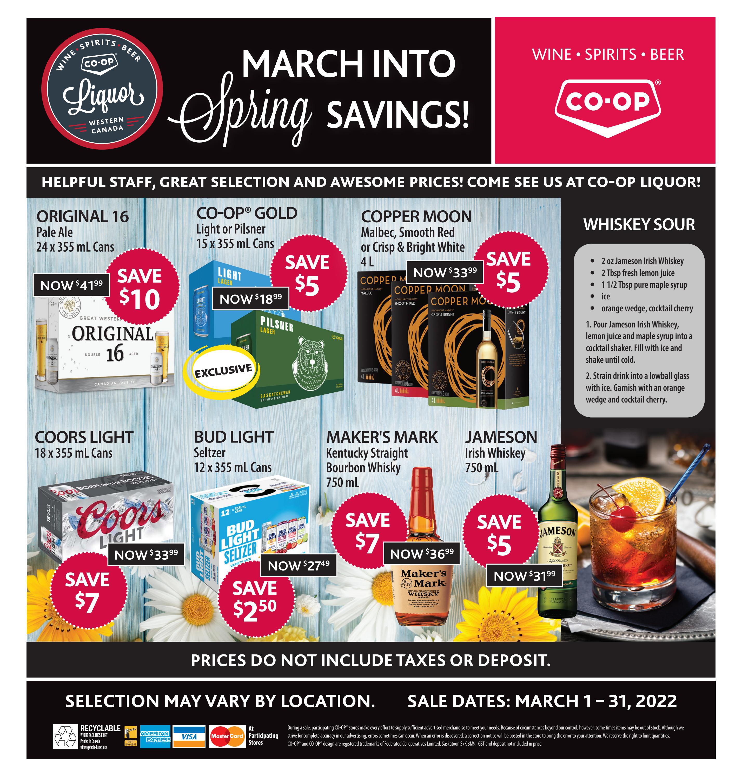 Legacy Co-op Liquor March Flyer by Legacy Co-op - Issuu