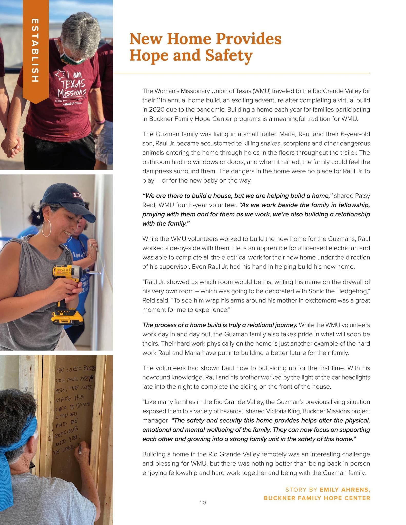 WMU of Texas 2021 Impact Report by Woman's Missionary Union of Texas ...