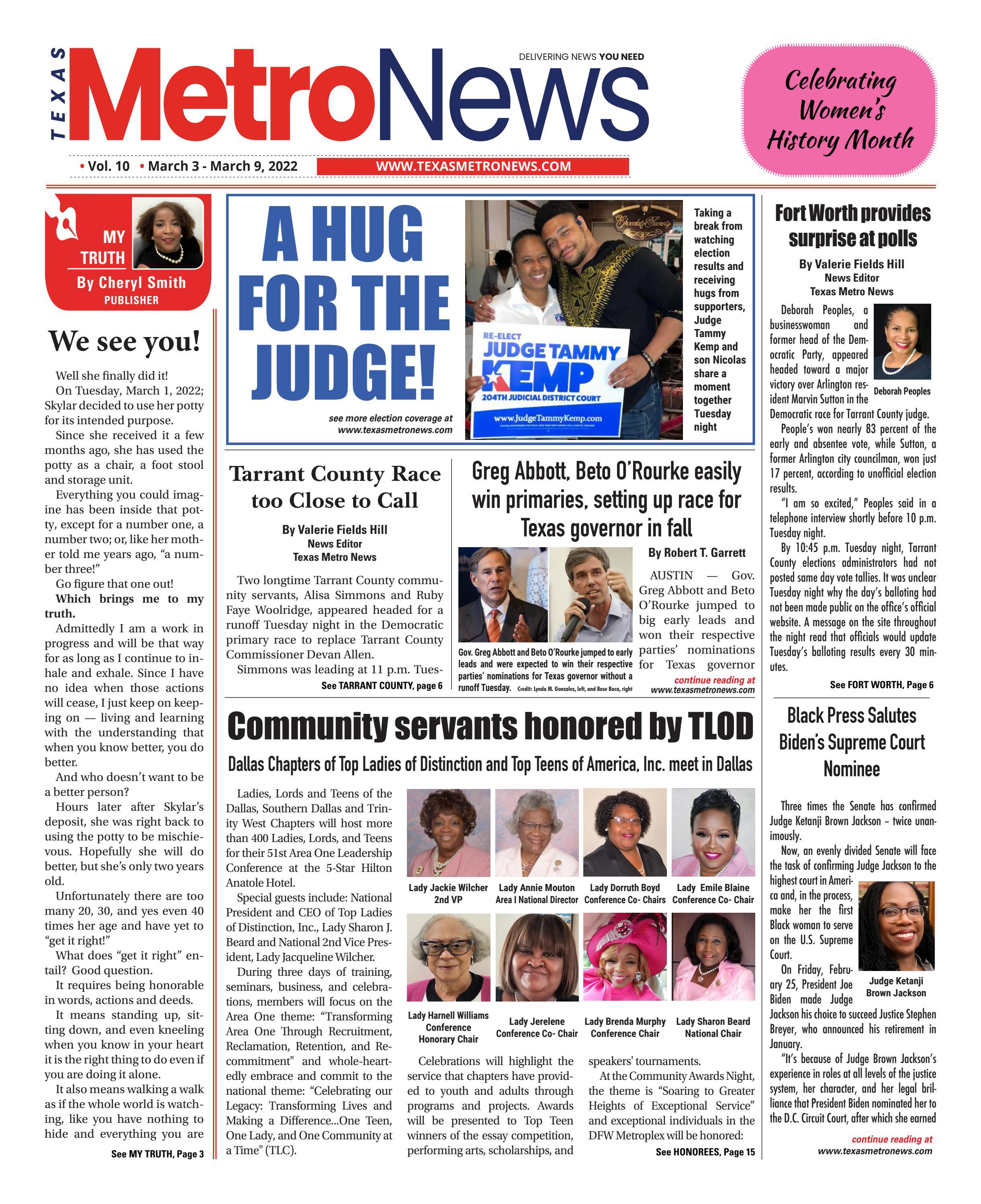 Texas Metro News 3-3-22 by Cheryl Smith - Issuu
