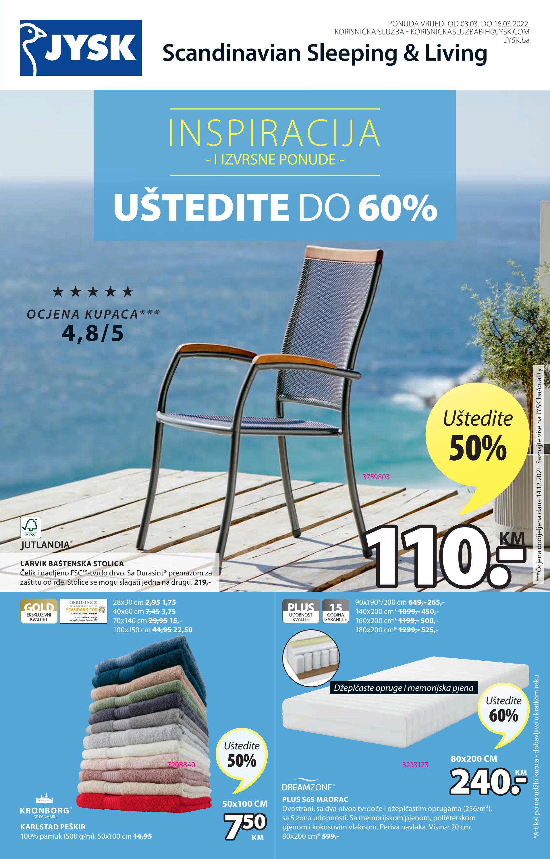 JYSK BiH katalog od 03.-16.03.2022. by Catalog.hr - Issuu