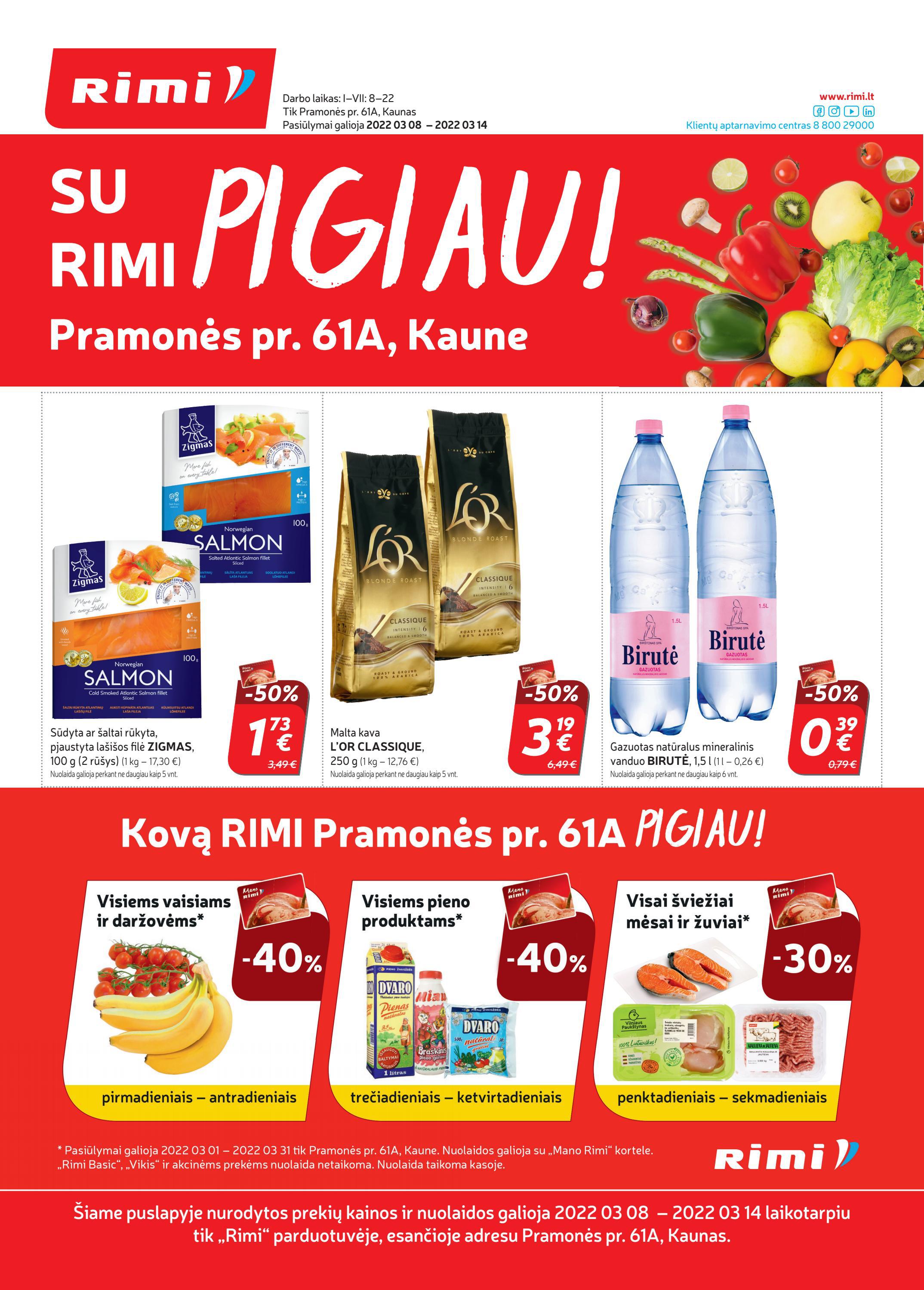 Pasiūlymai „Rimi“ parduotuvėje, adresu Pramonės pr. 61A, Kaunas by Rimi ...