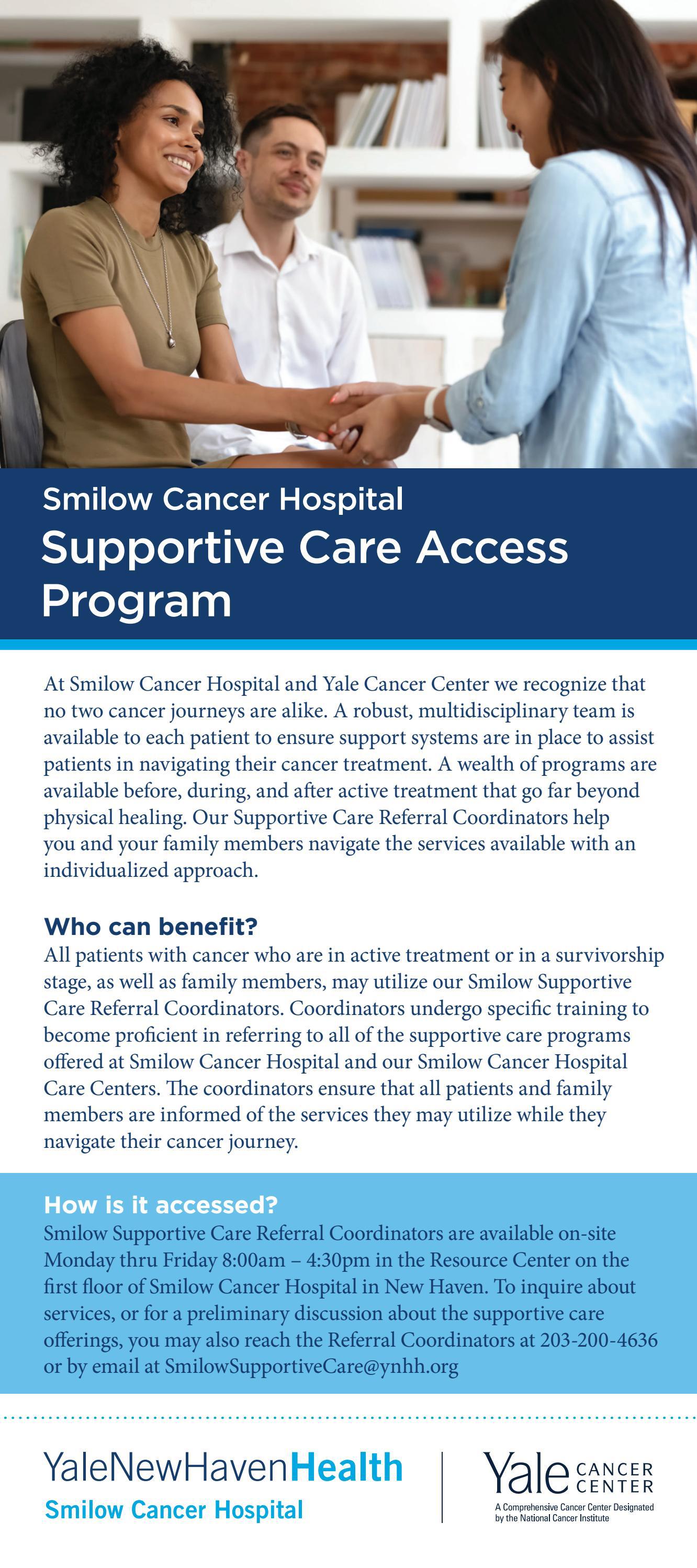 Supportive Care Access Program by Smilow Cancer Hospital and Yale Cancer Center - Issuu