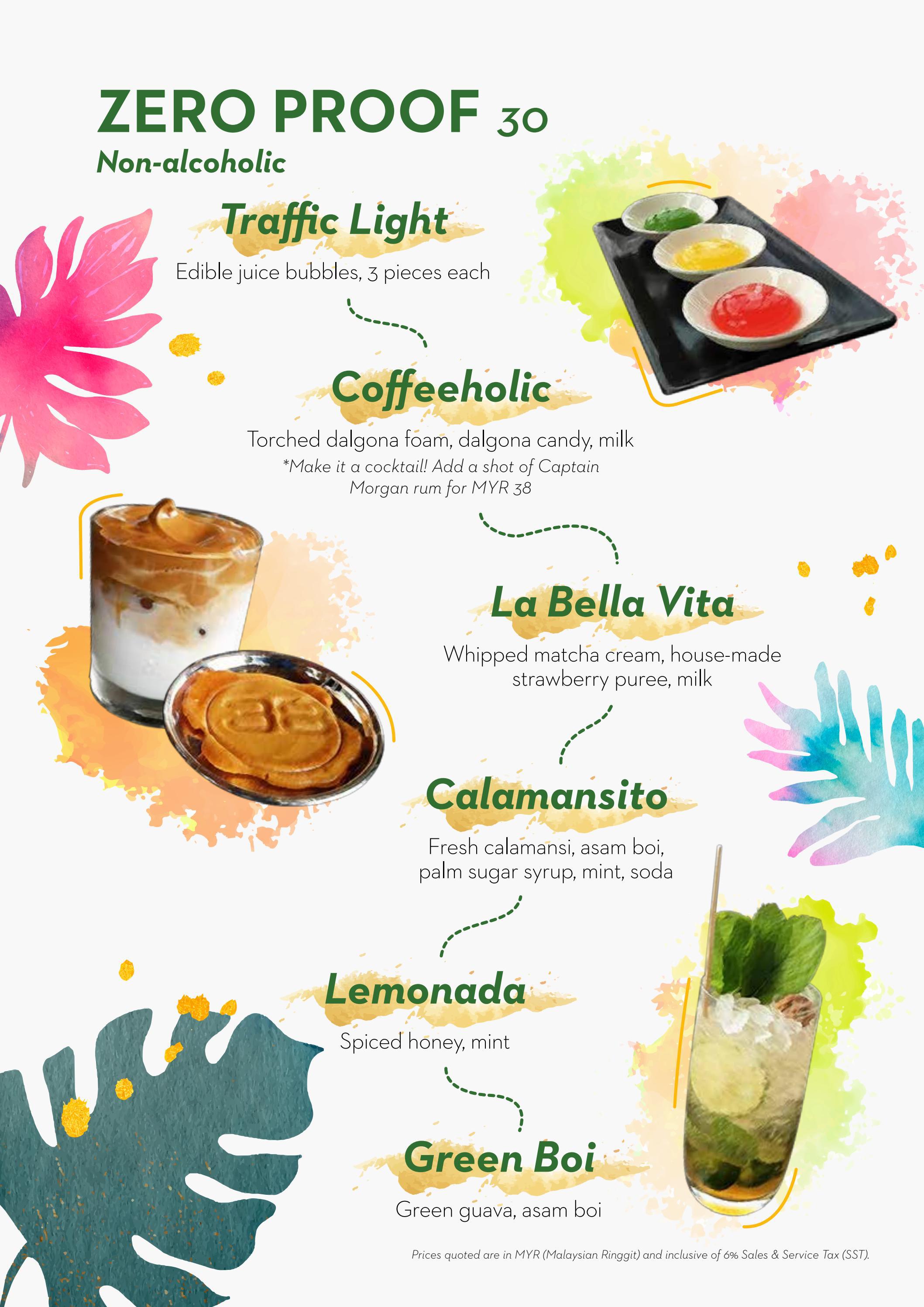 Menu: THIRTY8 Bar Snack and Beverage Menu by Grand Hyatt Kuala Lumpur ...