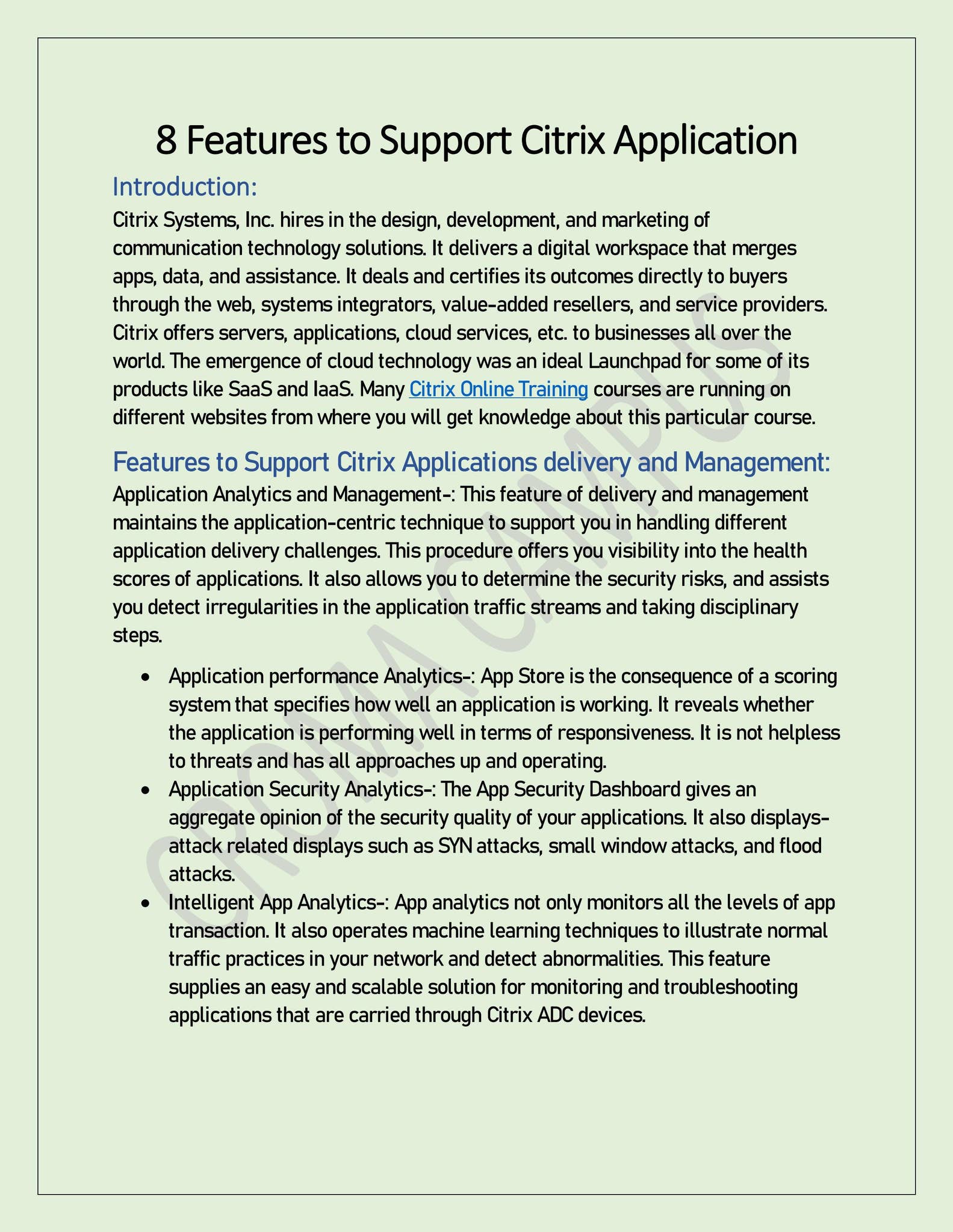 8 Features to Support Citrix Application by cromacampuseducation - Issuu