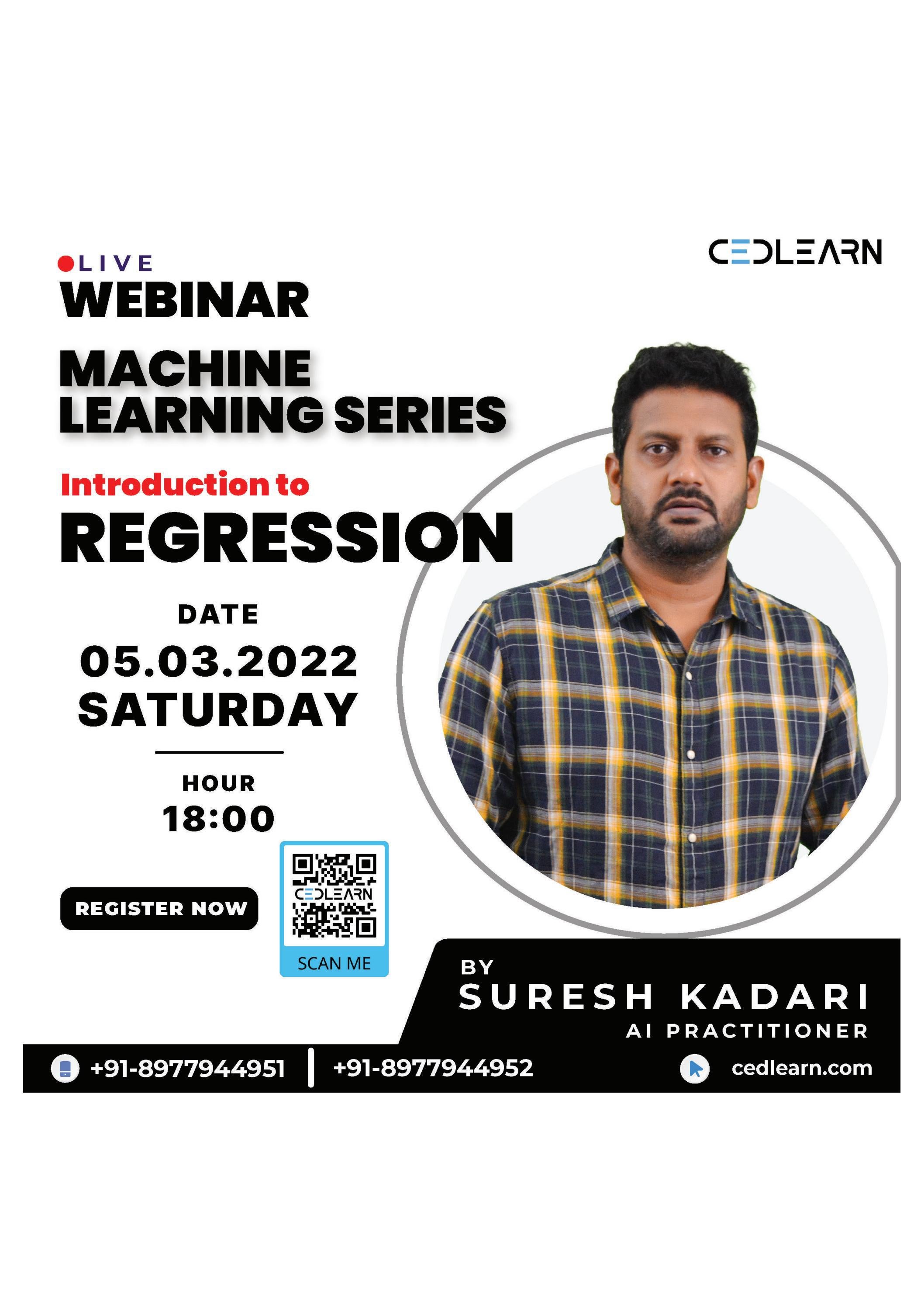 Machine Learning Machine Learning Course By Cedlearn Data Science Data Analytics Python 