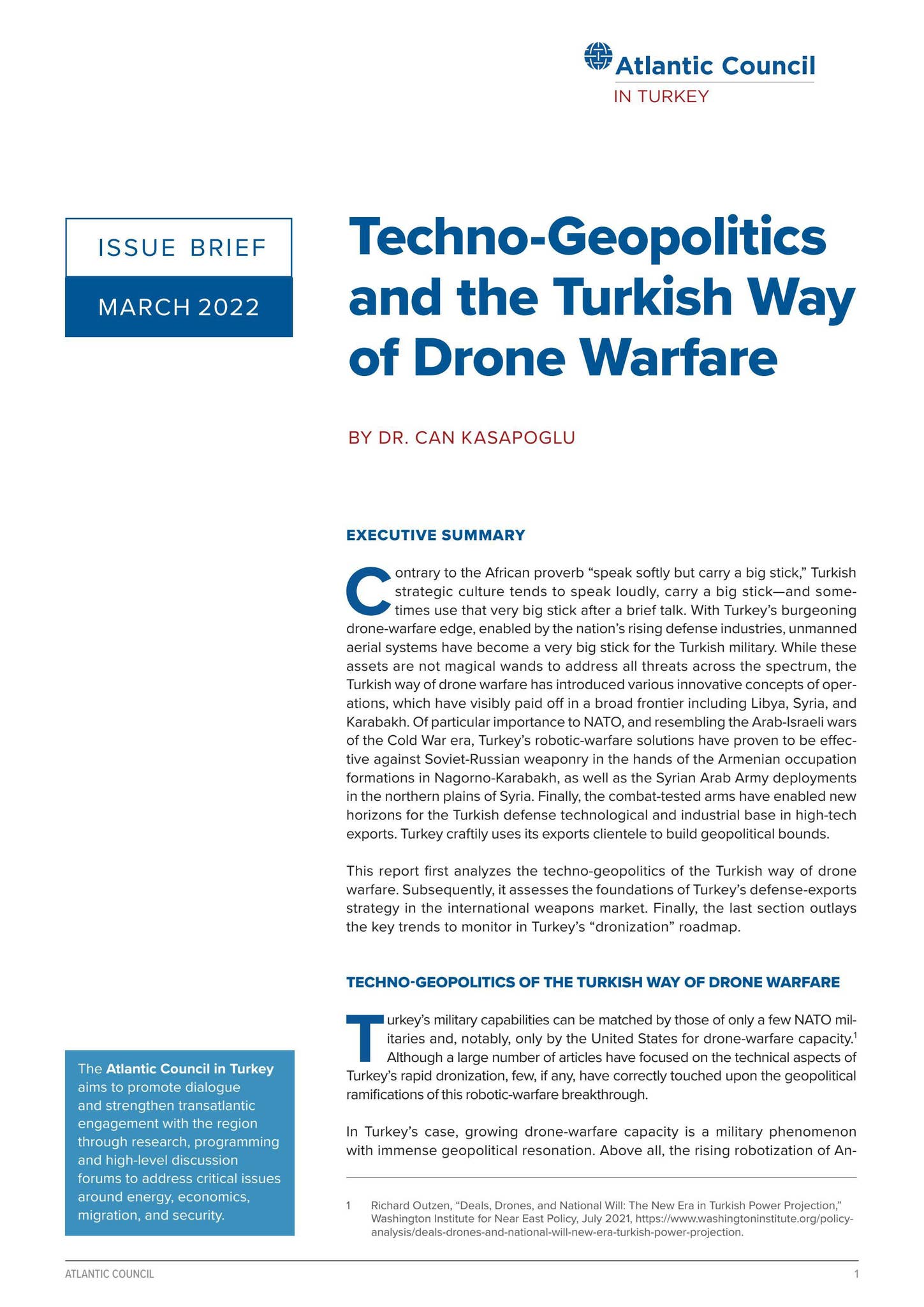 Techno-Geopolitics and the Turkish Way of Drone Warfare by Atlantic ...