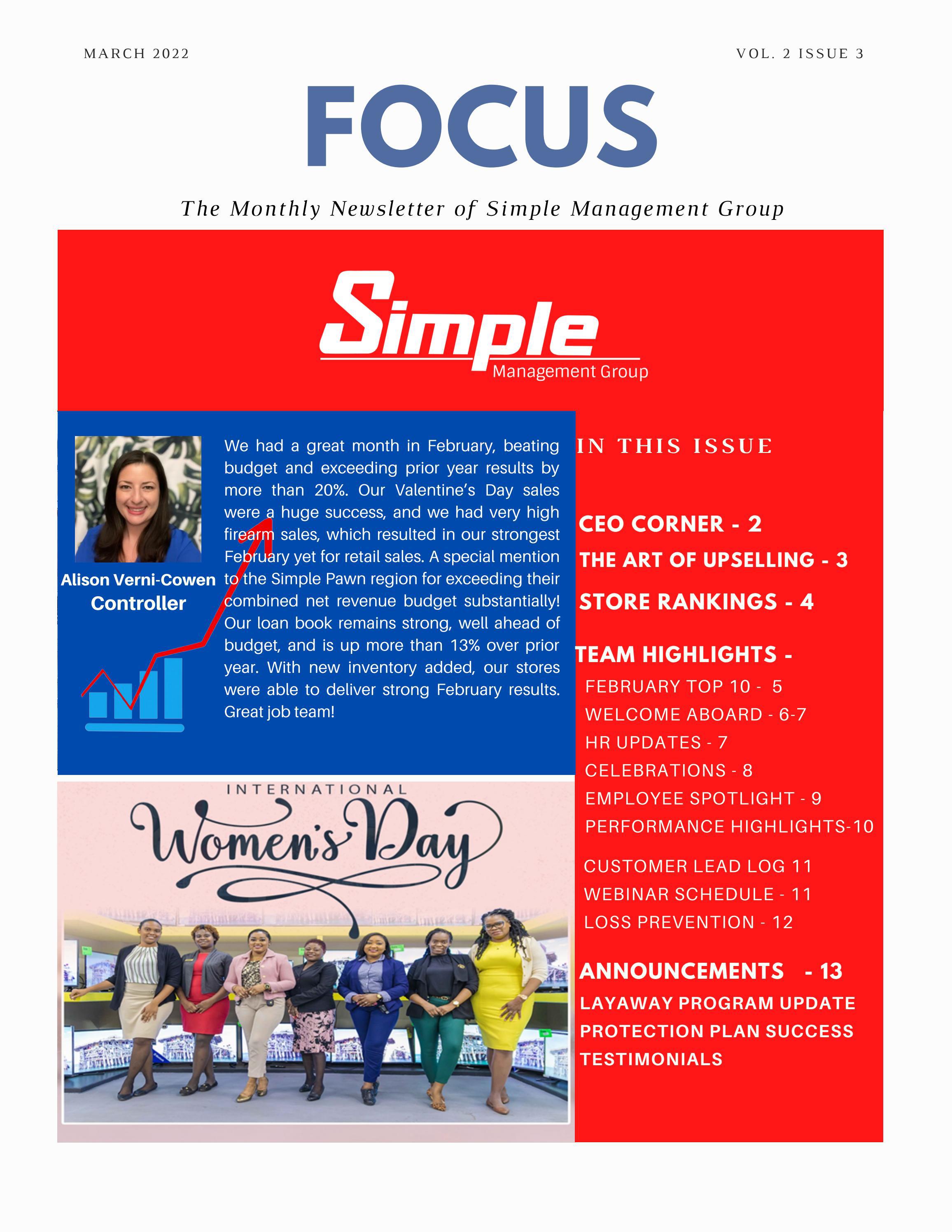 Simple Management Group Newsletter - March 2022 by smginc - Issuu