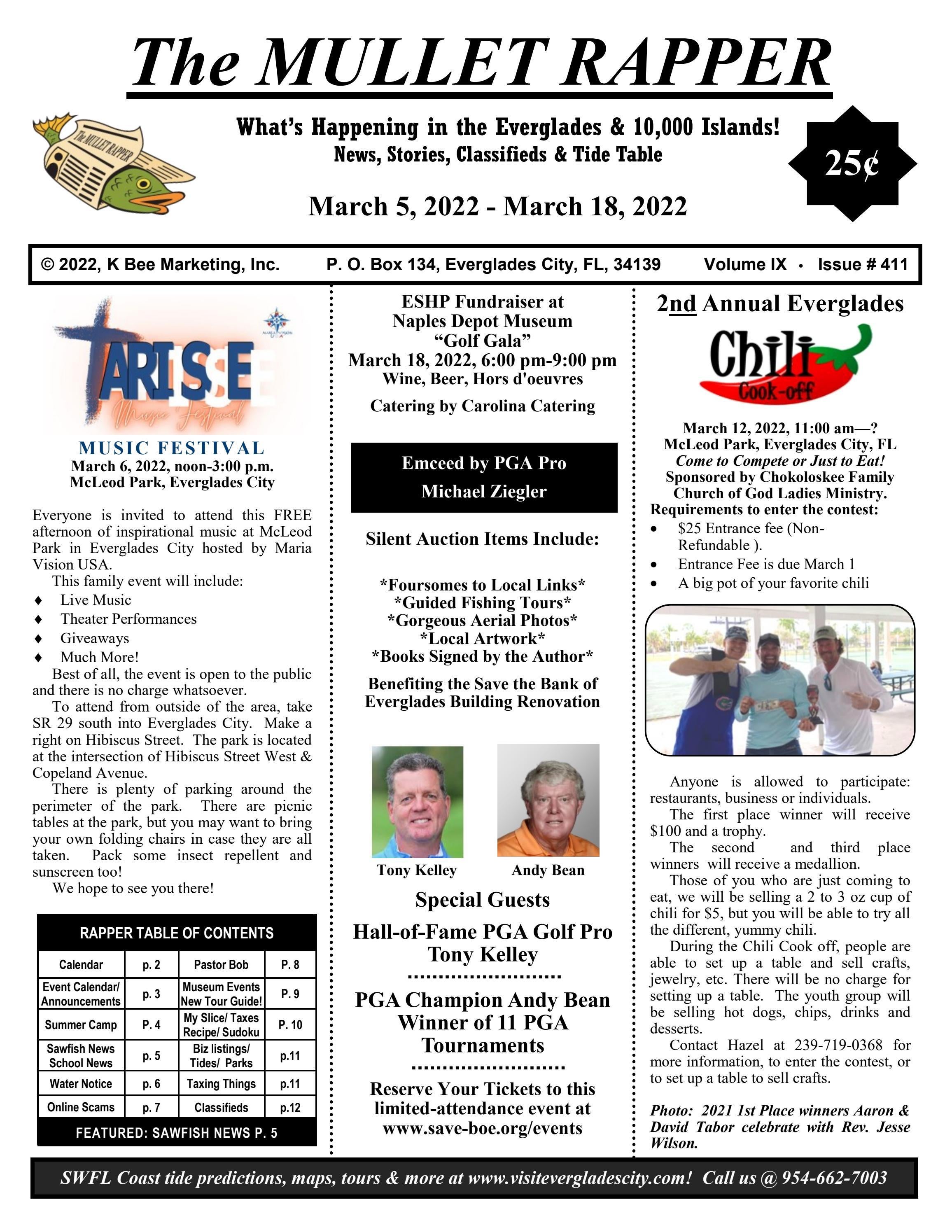 The MULLET RAPPER, March 5, 2022 edition by Paradise Web - Issuu