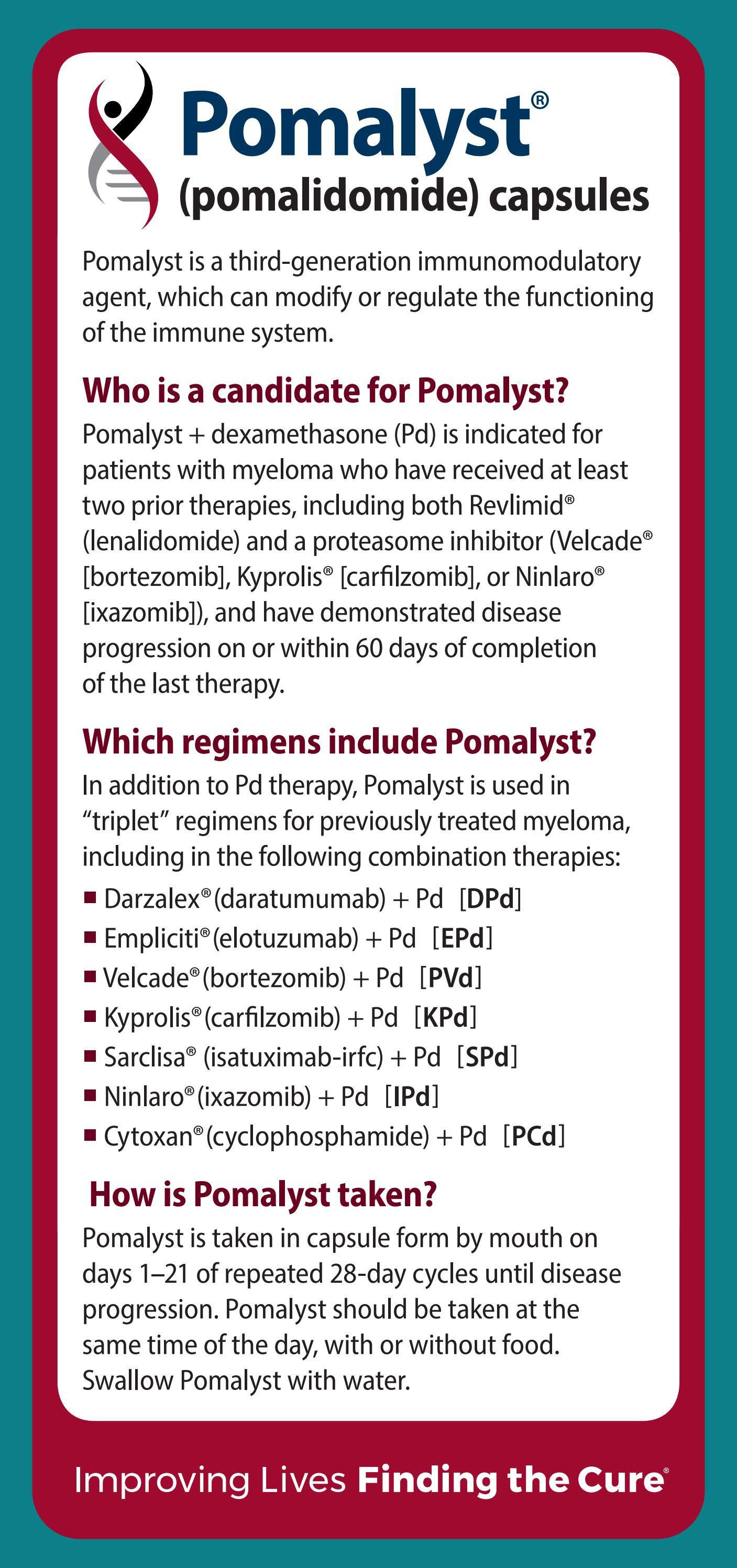 Tip Card: Pomalyst (pomalidomide) by International Myeloma Foundation ...
