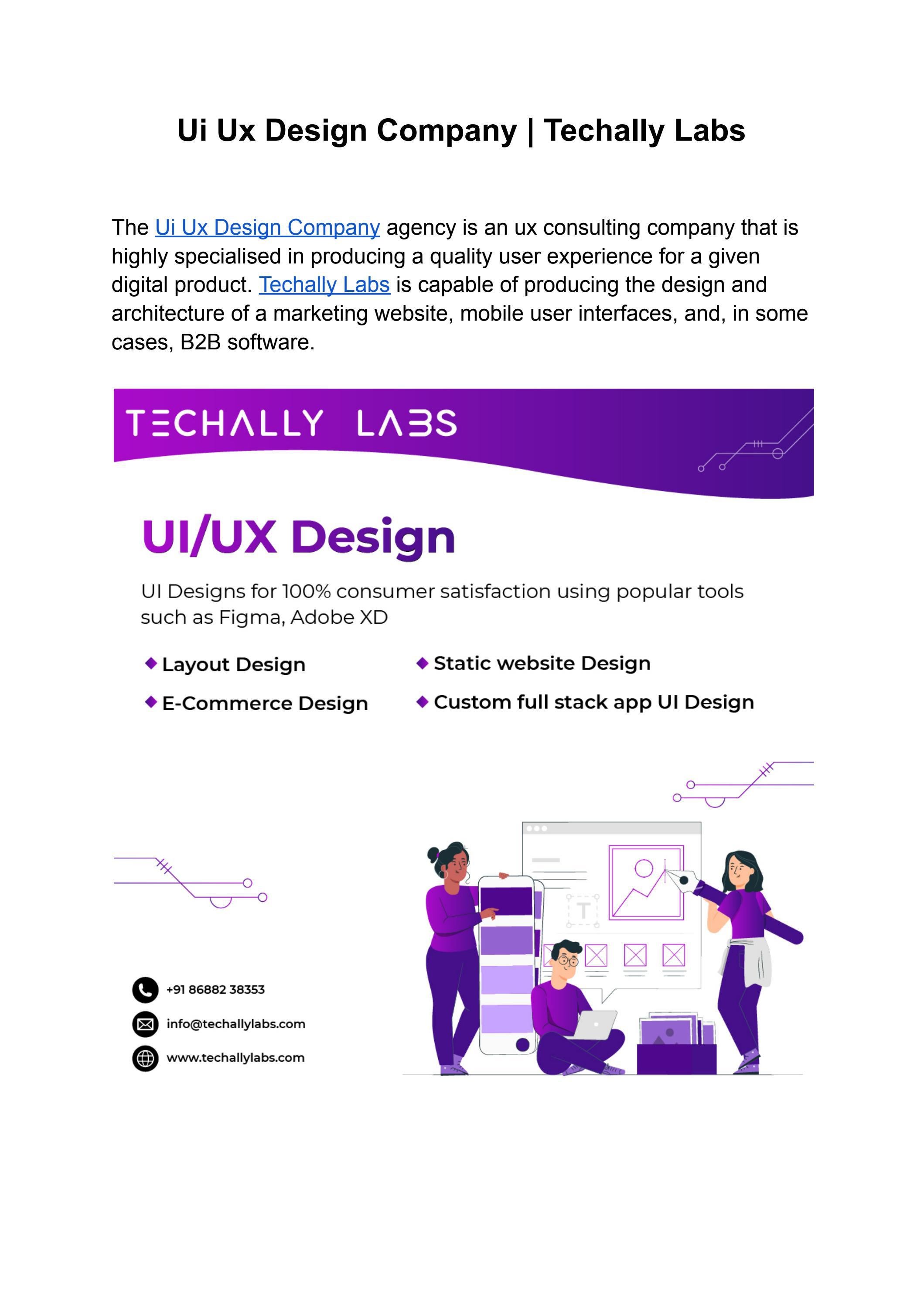Ui Ux Design Company | Techally Labs by Techally Labs - Issuu